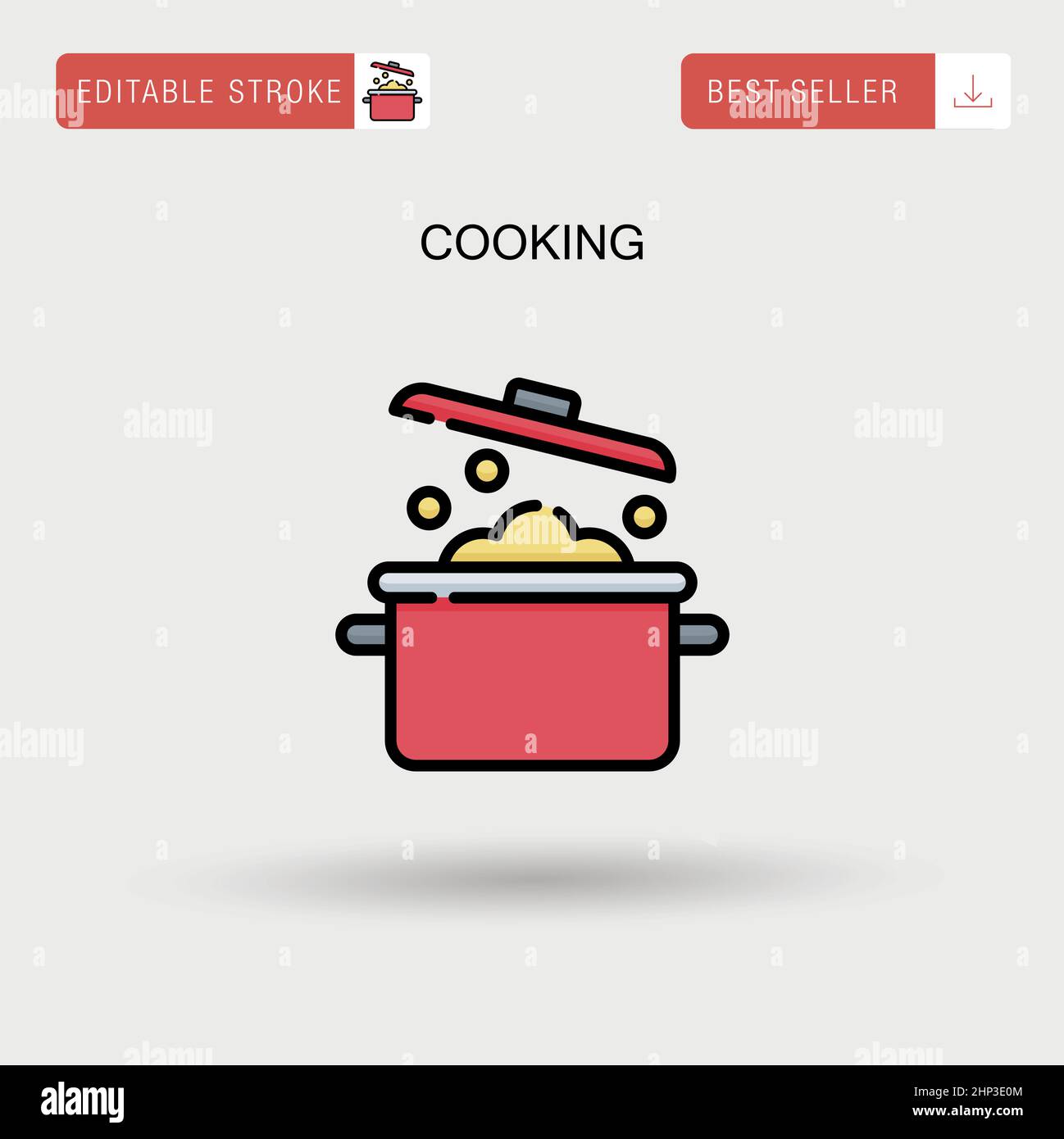 Cooking Simple vector icon Stock Vector Image & Art - Alamy