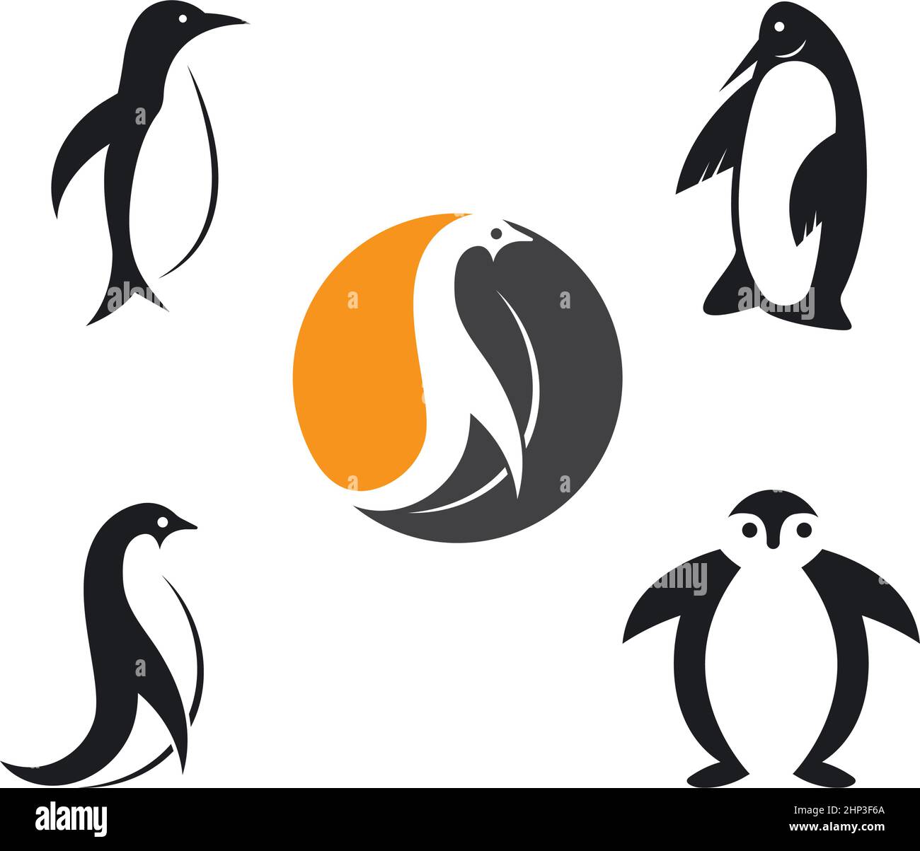 penguin icon vector illustration design template Stock Vector Image ...