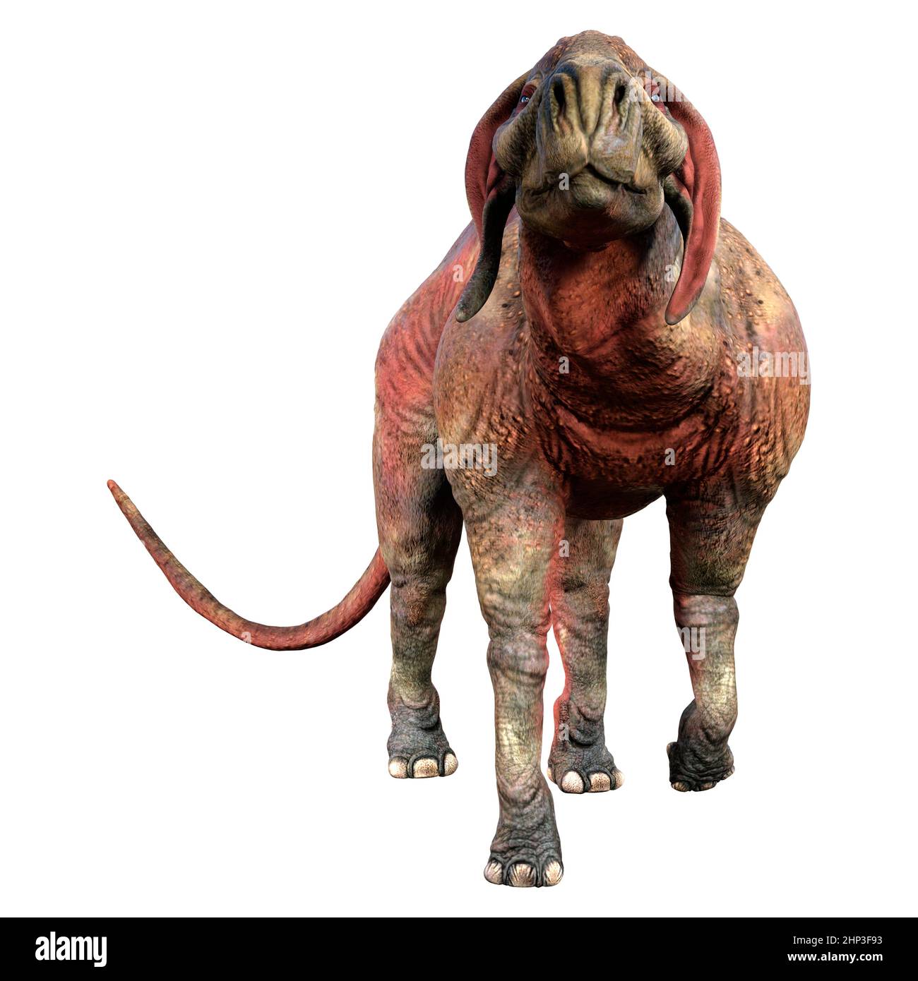 3D rendering of a fantasy creature isolated on white background Stock ...