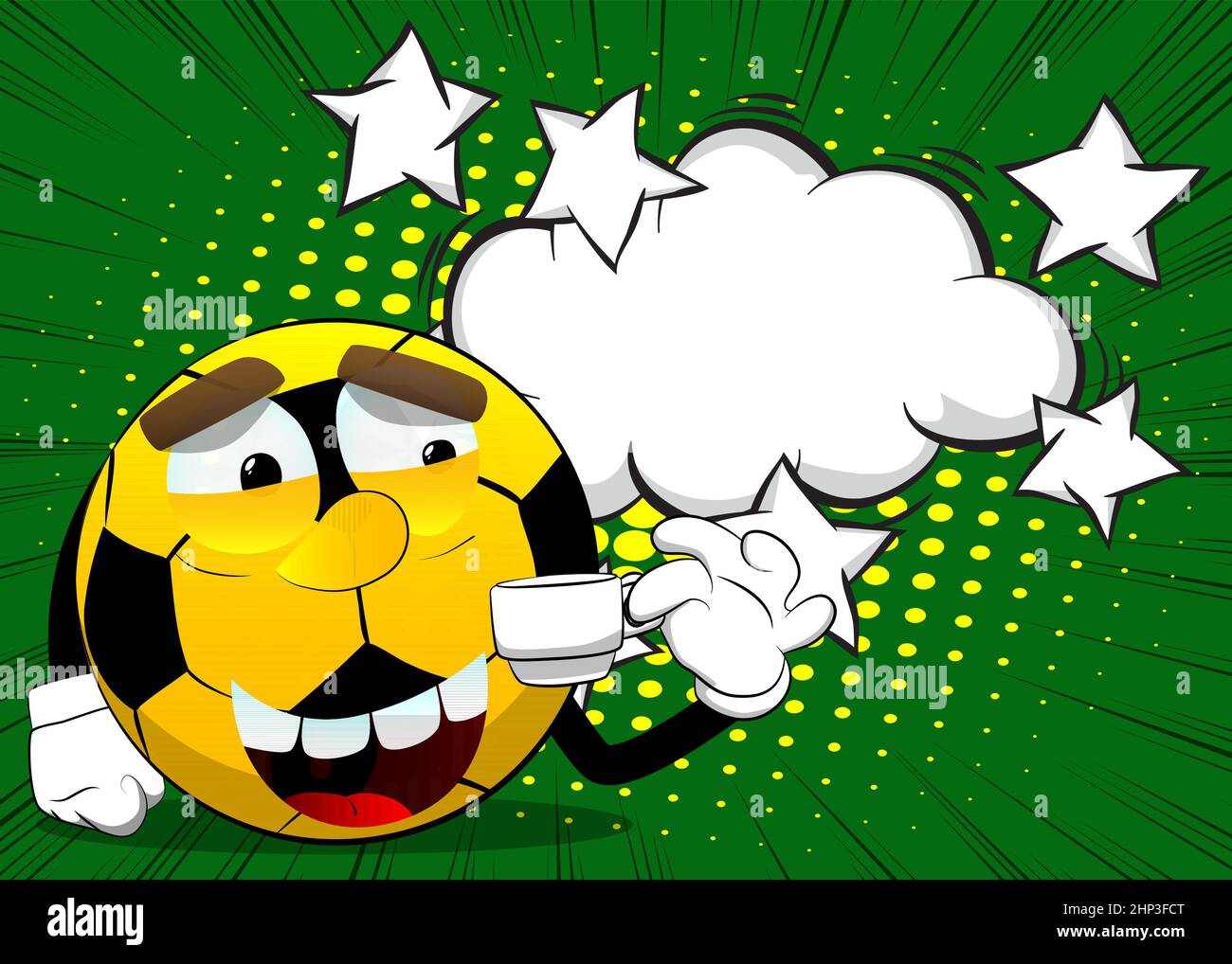 Football Tea Stock Vector Images - Alamy