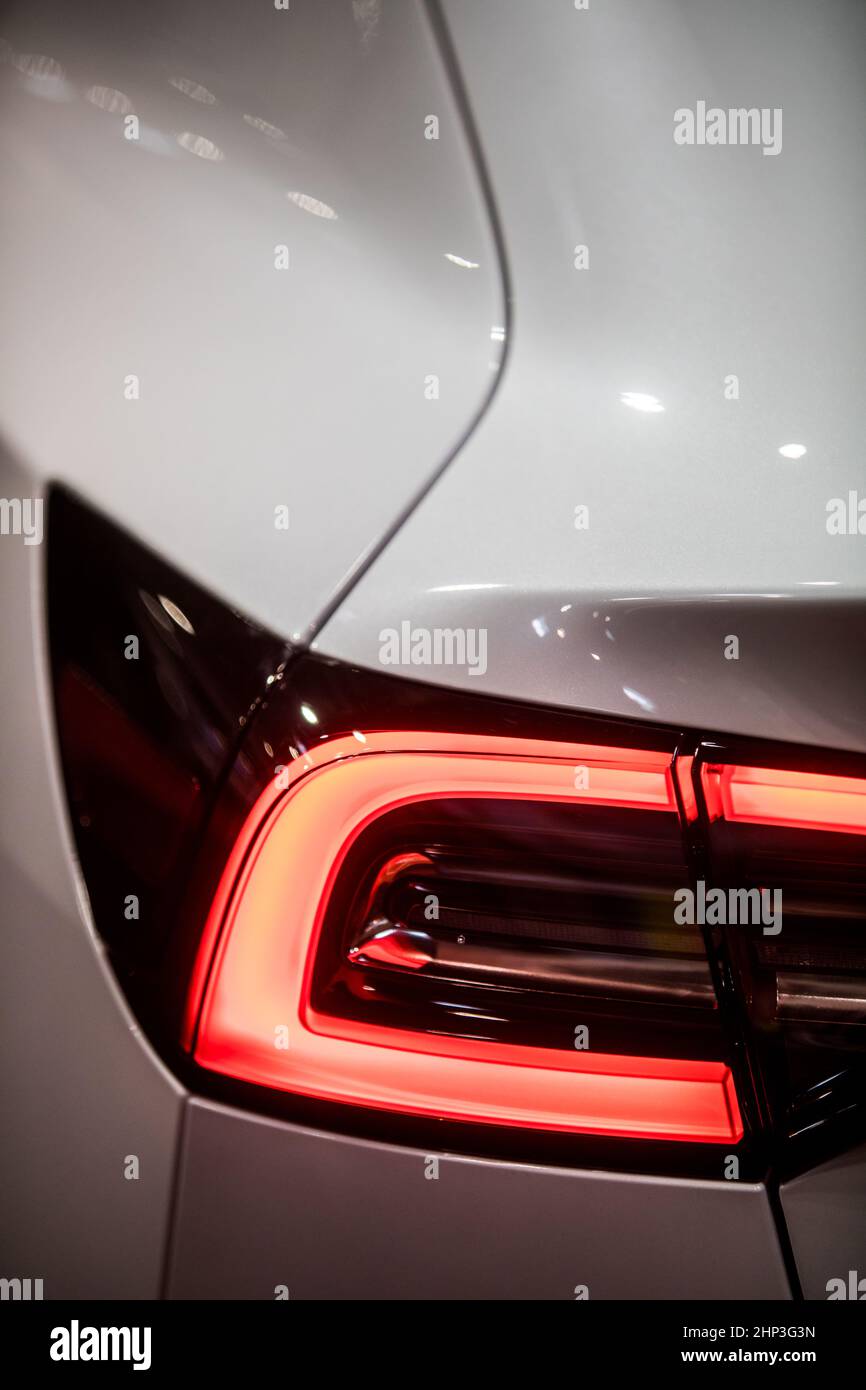 Rear tail brake lights lamp hi-res stock photography and images - Alamy
