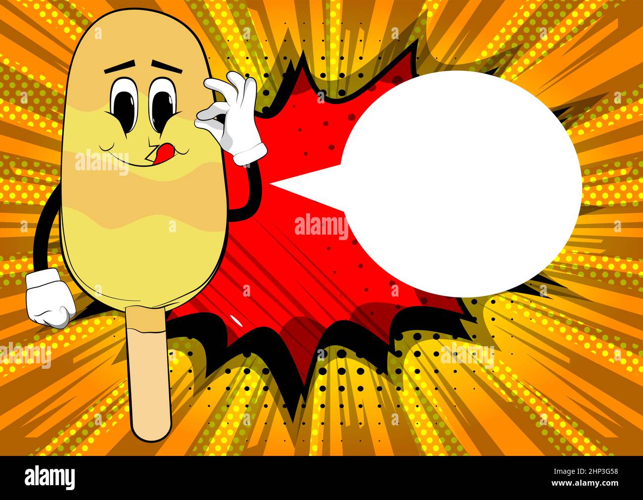Cartoon character ice cream sign hi-res stock photography and images ...