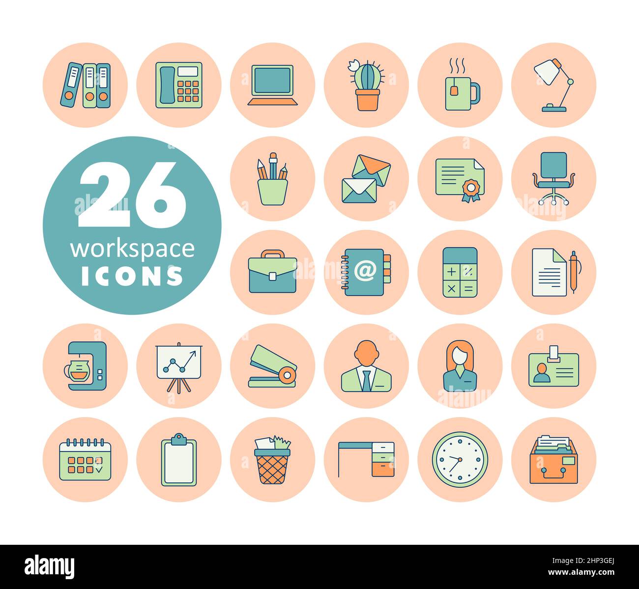 Workspace outline flat icon. Workspace sign. Graph symbol for your web ...