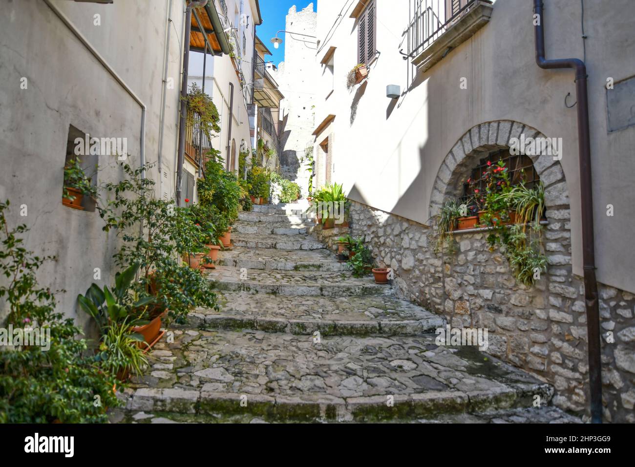 The Italian village of Itri Stock Photo - Alamy
