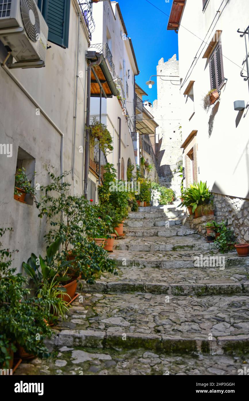 The Italian village of Itri Stock Photo - Alamy
