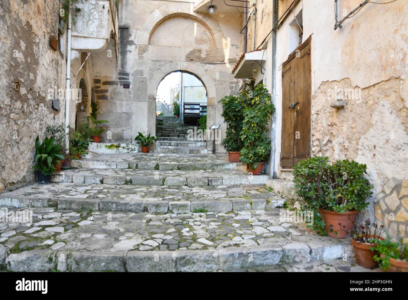 The Italian village of Itri Stock Photo - Alamy