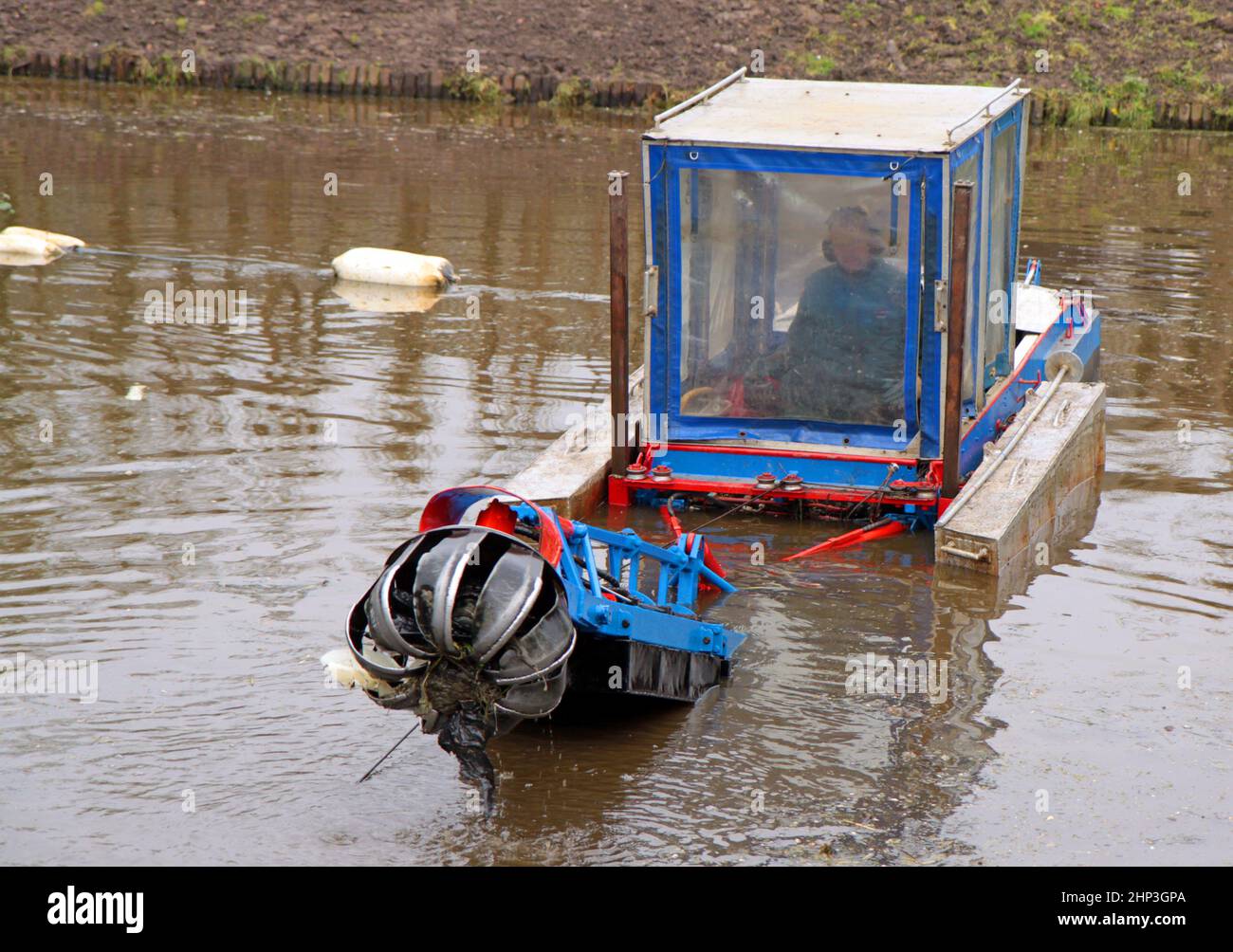 Small scale dredging in the Netherlands Stock Photo - Alamy