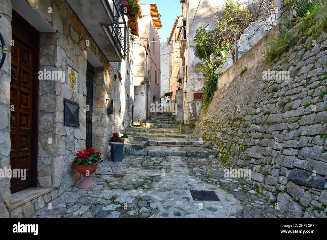 The Italian village of Itri Stock Photo - Alamy
