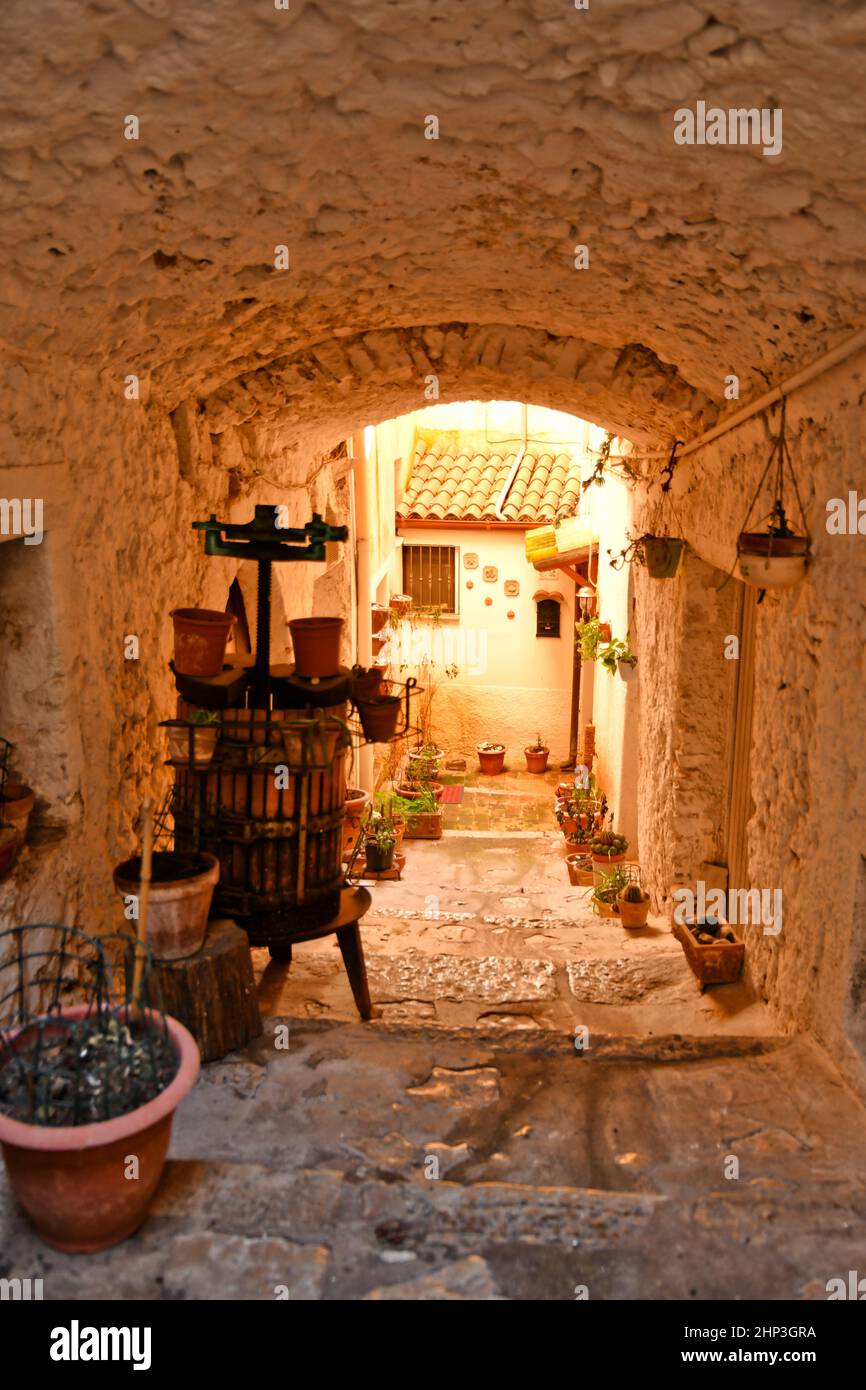 The Italian village of Itri Stock Photo - Alamy