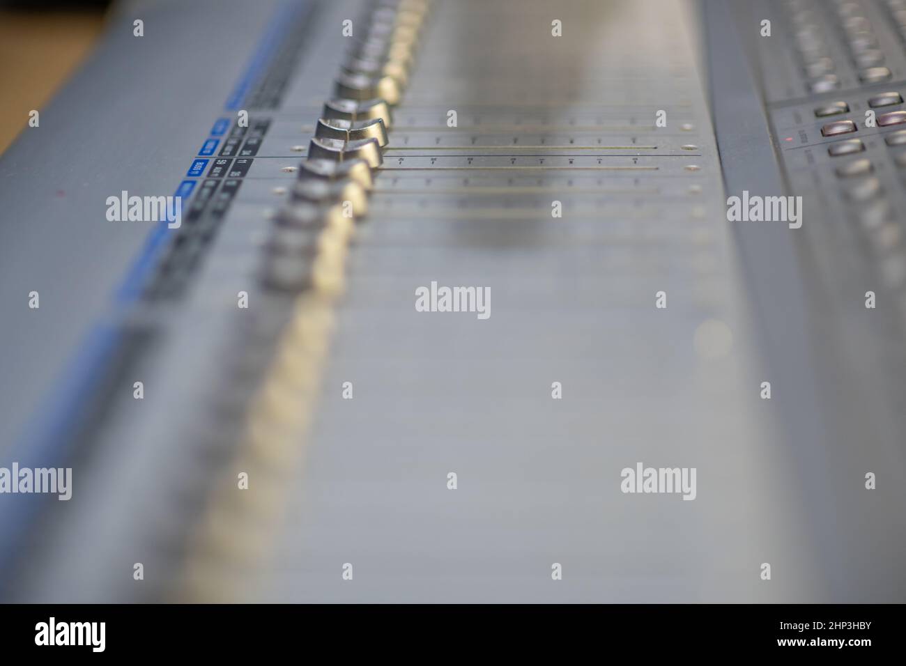 Music studio audio recording instruments Stock Photo - Alamy