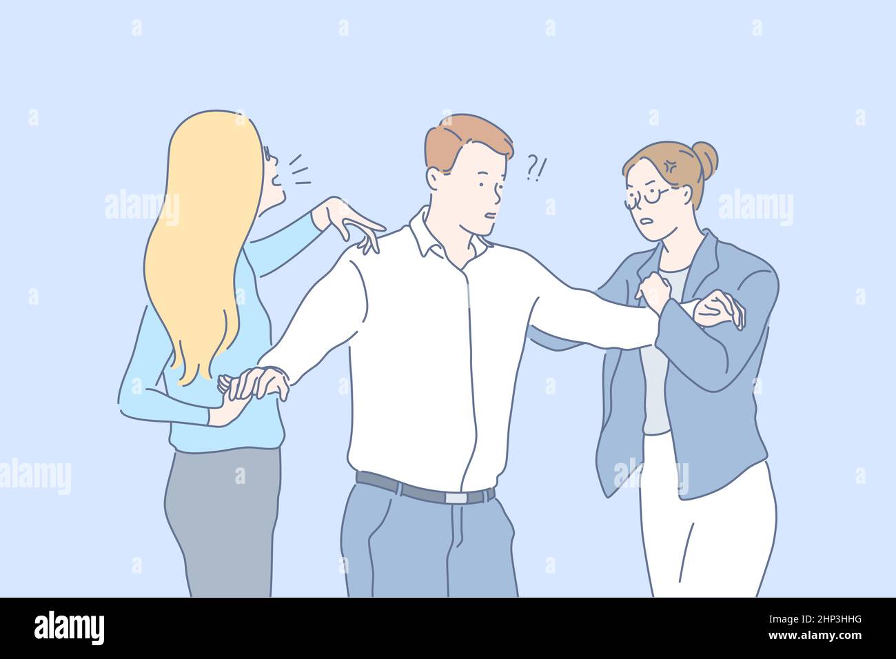 Team upset Stock Vector Images - Alamy