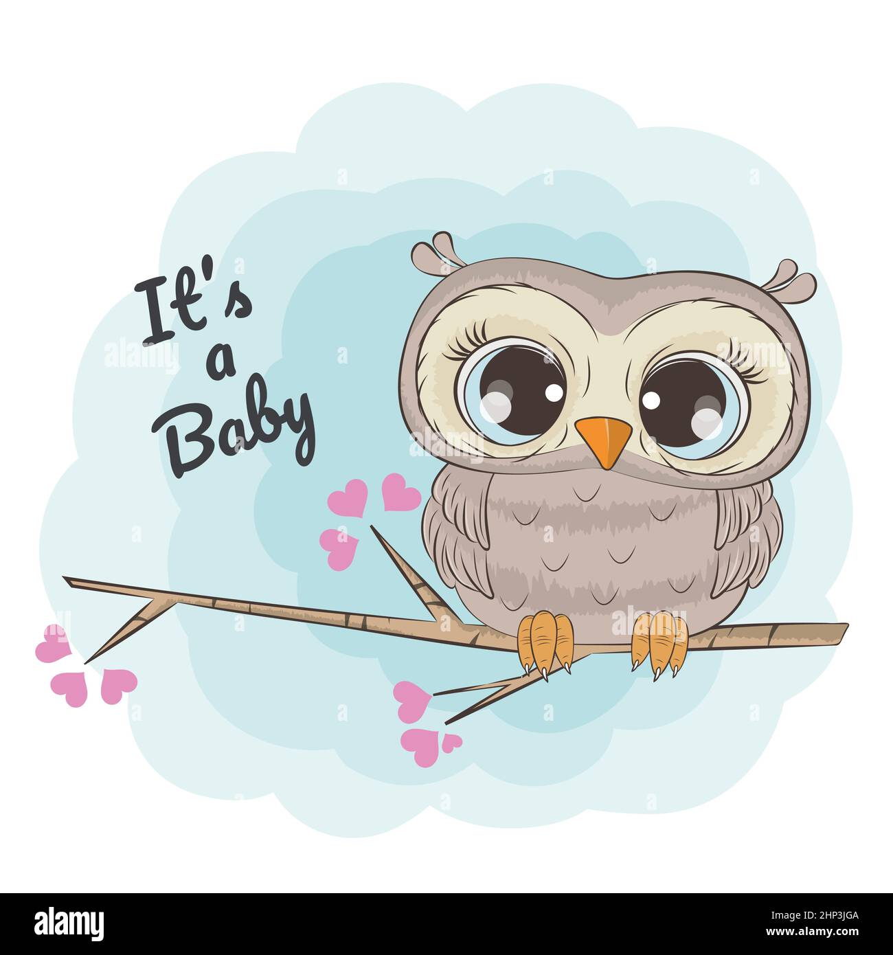 Boy Owl Baby Shower Clip Art