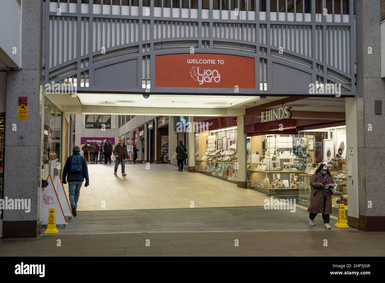 The lion yard shopping centre hi-res stock photography and images - Alamy