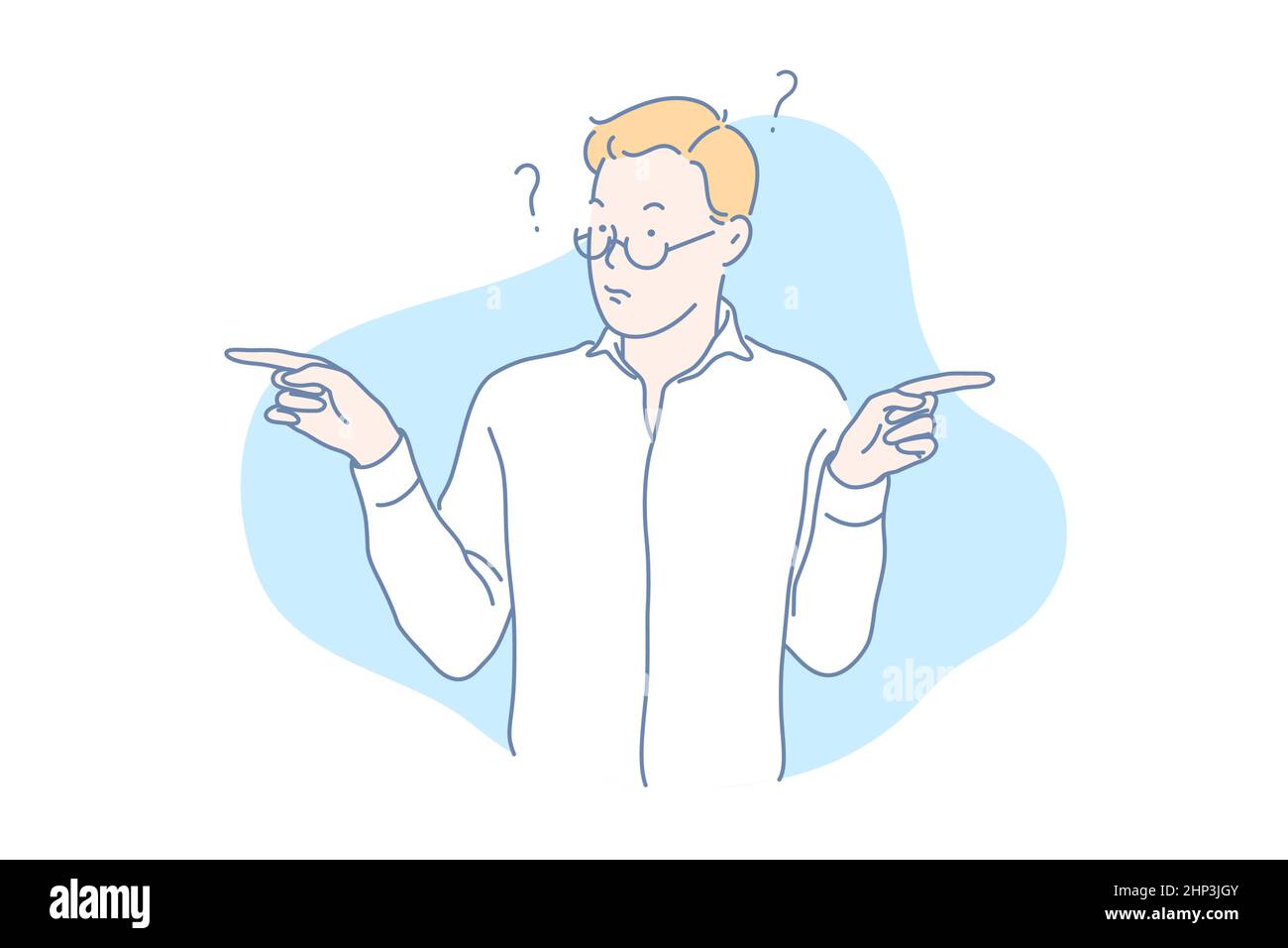 Ambiguous road sign Stock Vector Images - Alamy