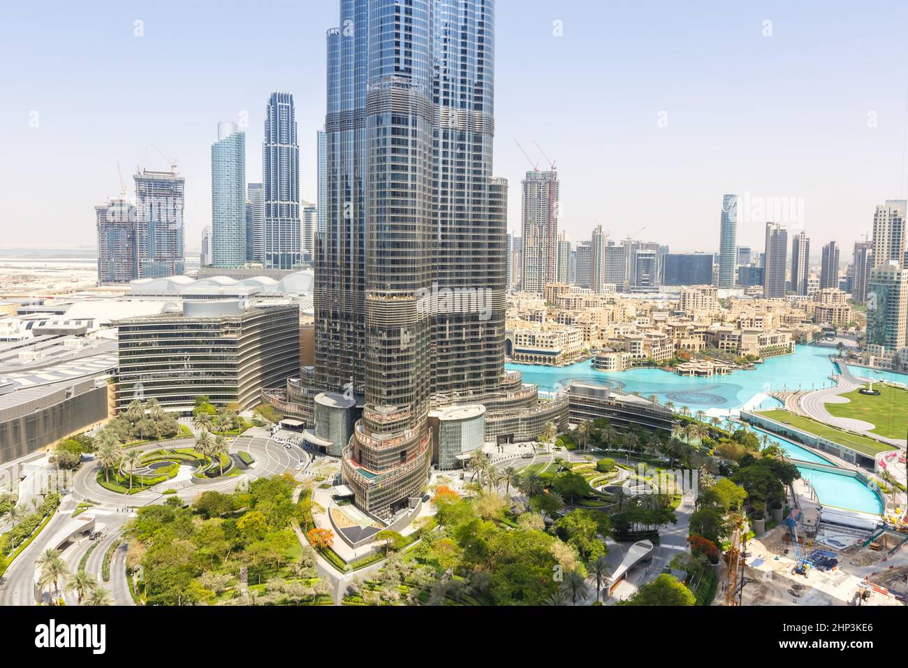 Downtown Dubai Burj Khalifa Kalifa skyscraper building skyline ...