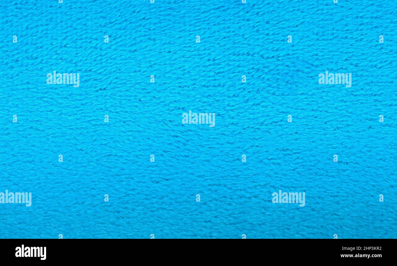 blue plush fabric texture useful as a background Stock Photo - Alamy