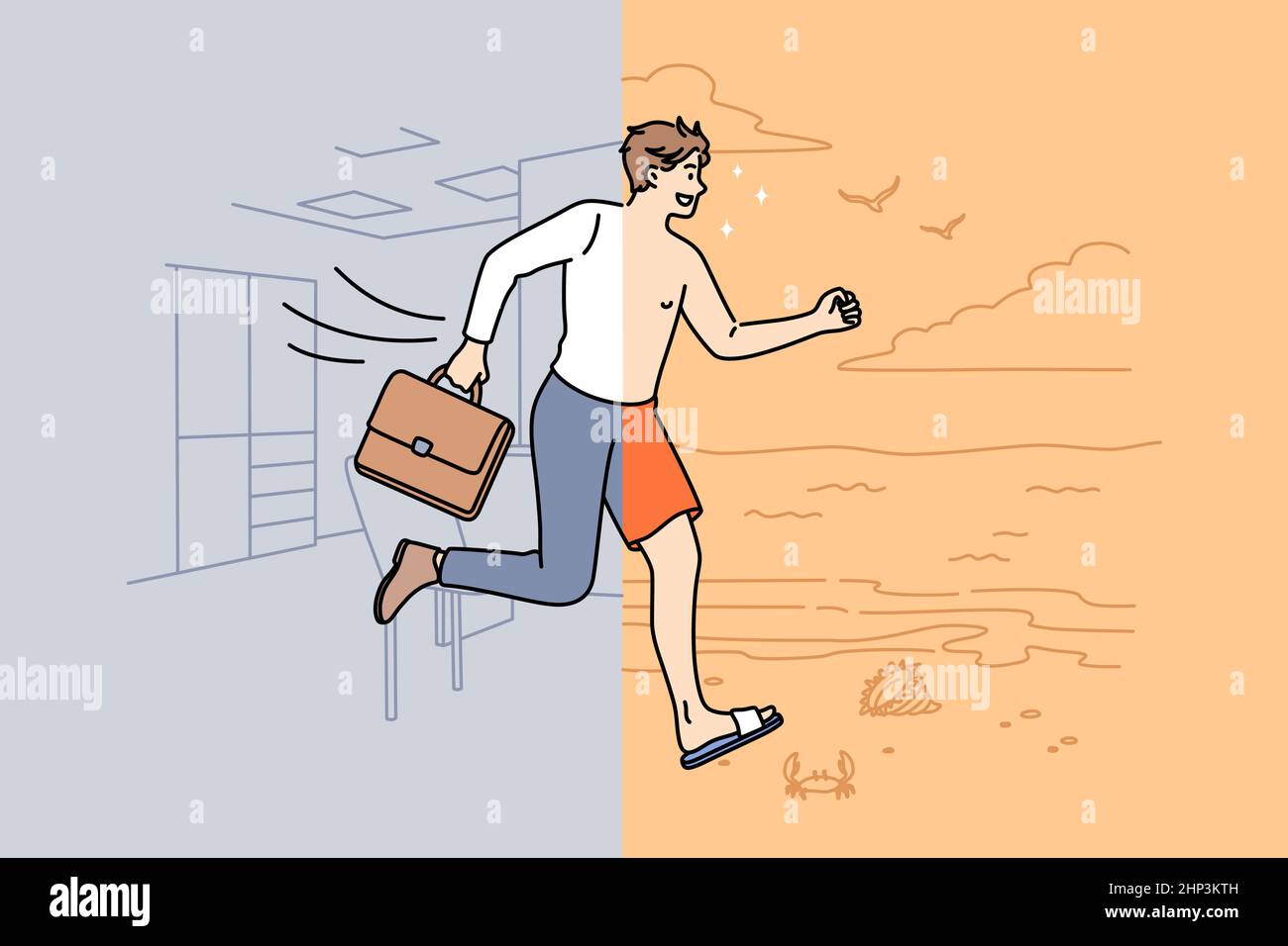 Waiting relaxation Stock Vector Images - Alamy