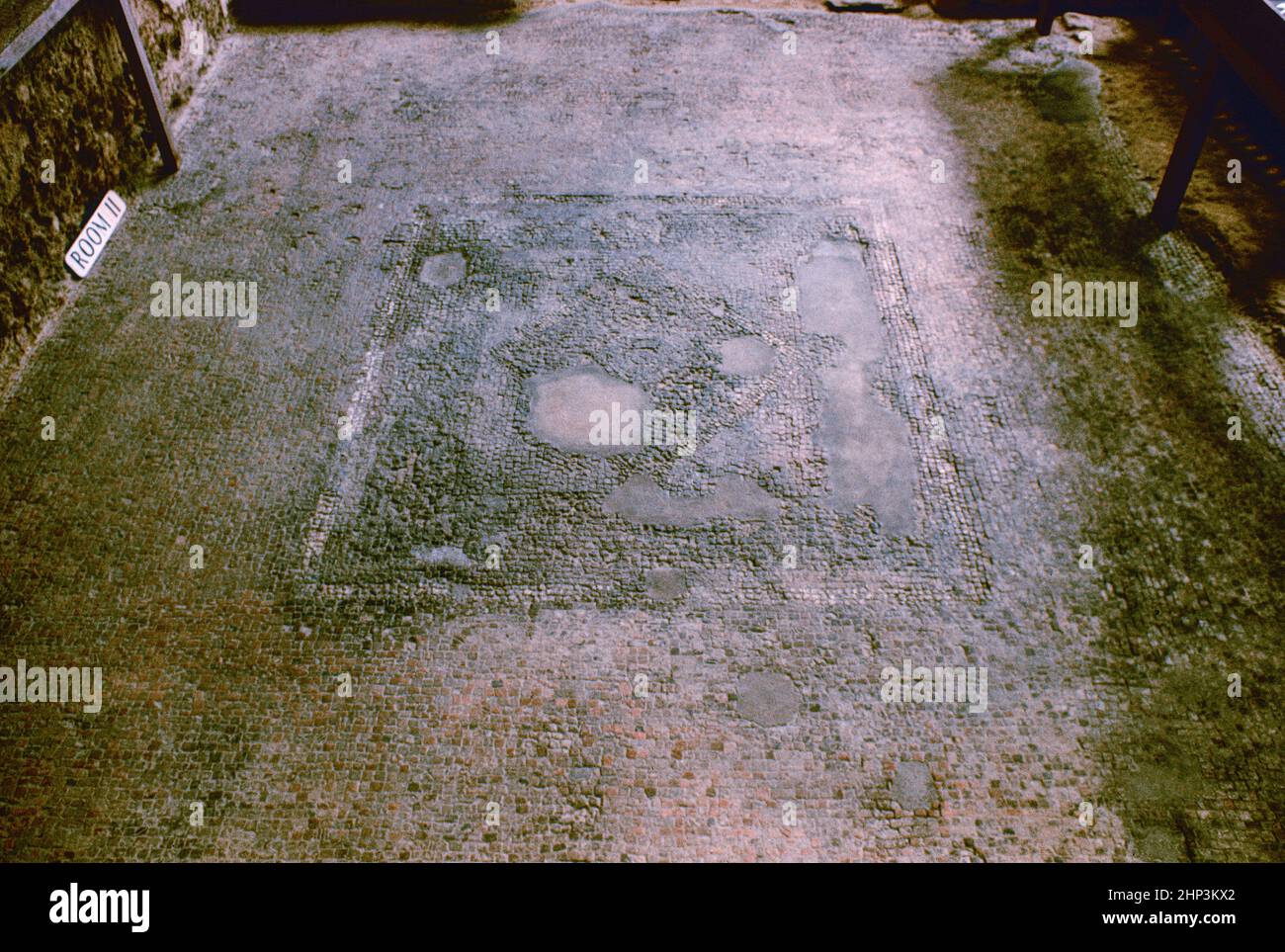 Brading Roman Villa in Brading on the Isle of Wight, one of the finest ...