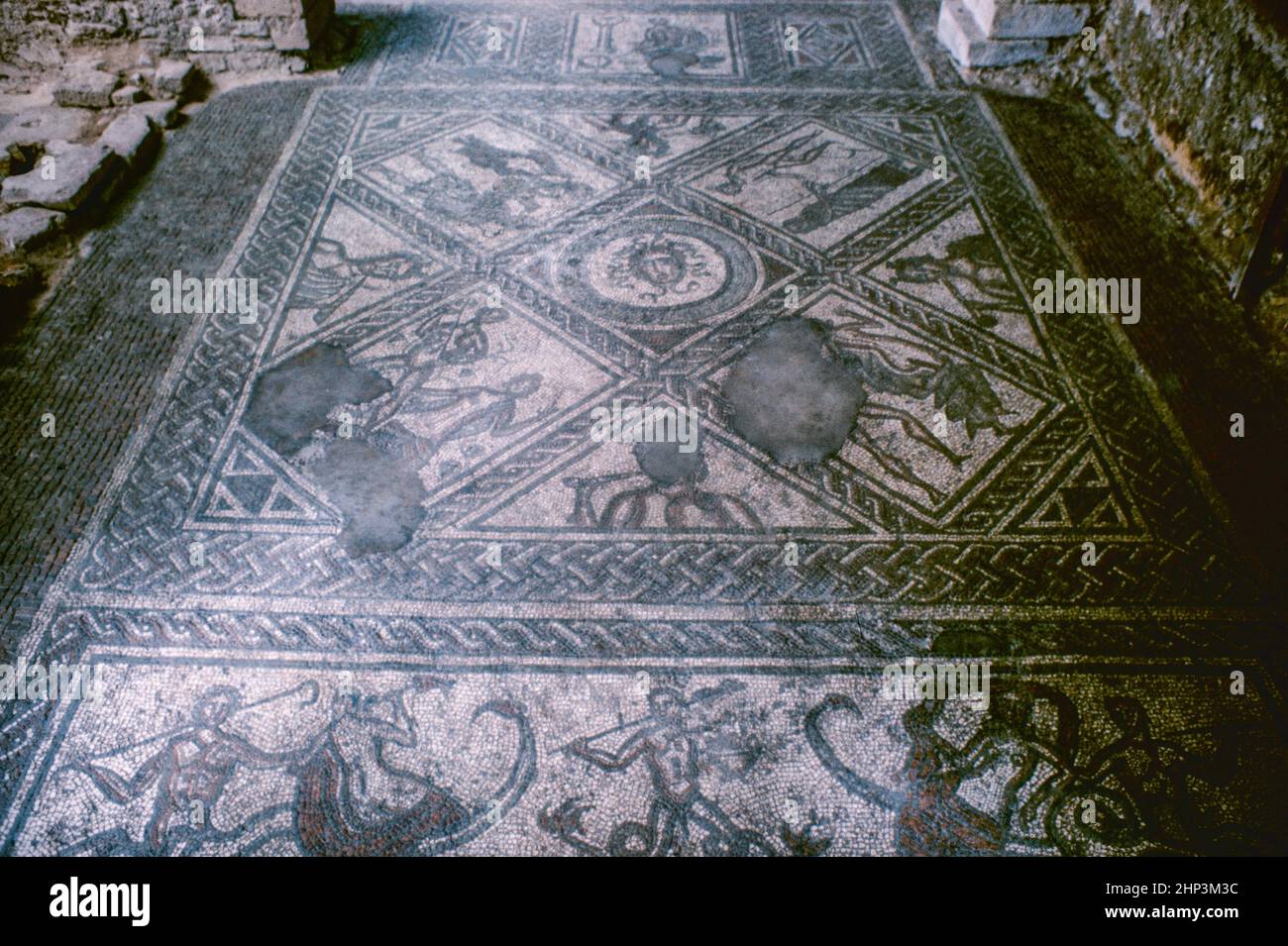 Brading Roman Villa in Brading on the Isle of Wight, one of the finest ...