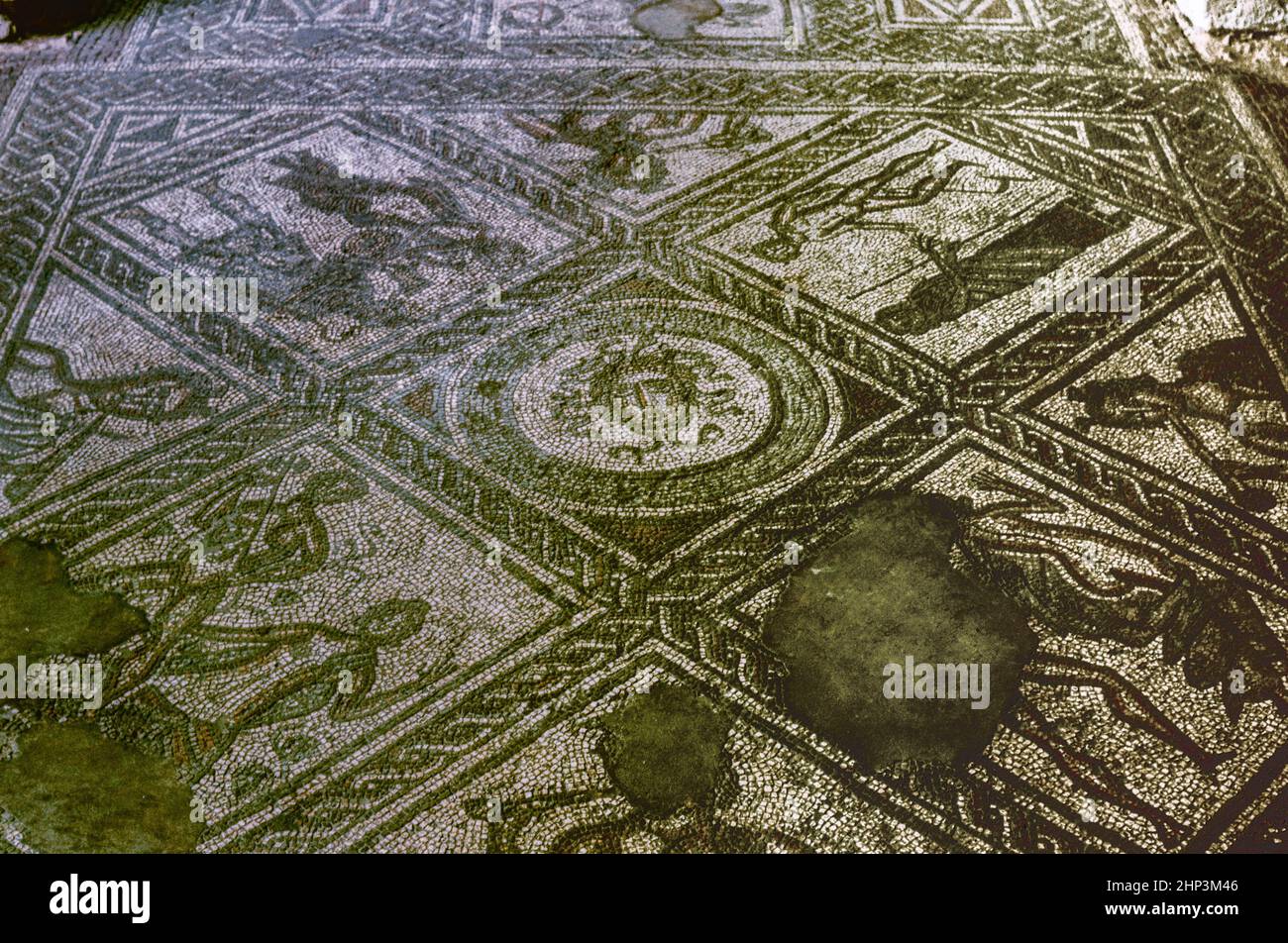 Brading Roman Villa in Brading on the Isle of Wight, one of the finest ...