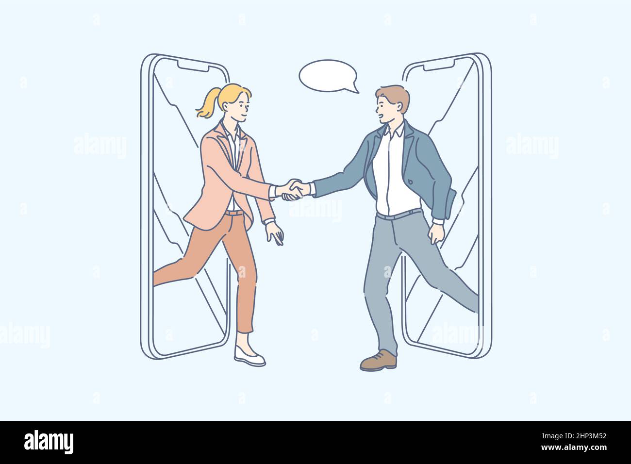 Acknowledgement of acceptance Stock Vector Images - Alamy