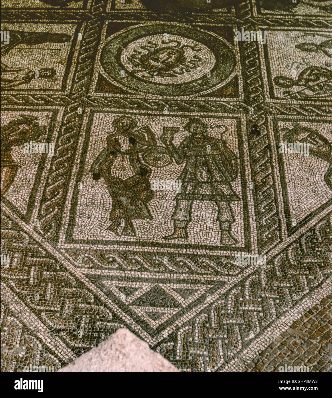 Brading Roman Villa in Brading on the Isle of Wight, one of the finest ...