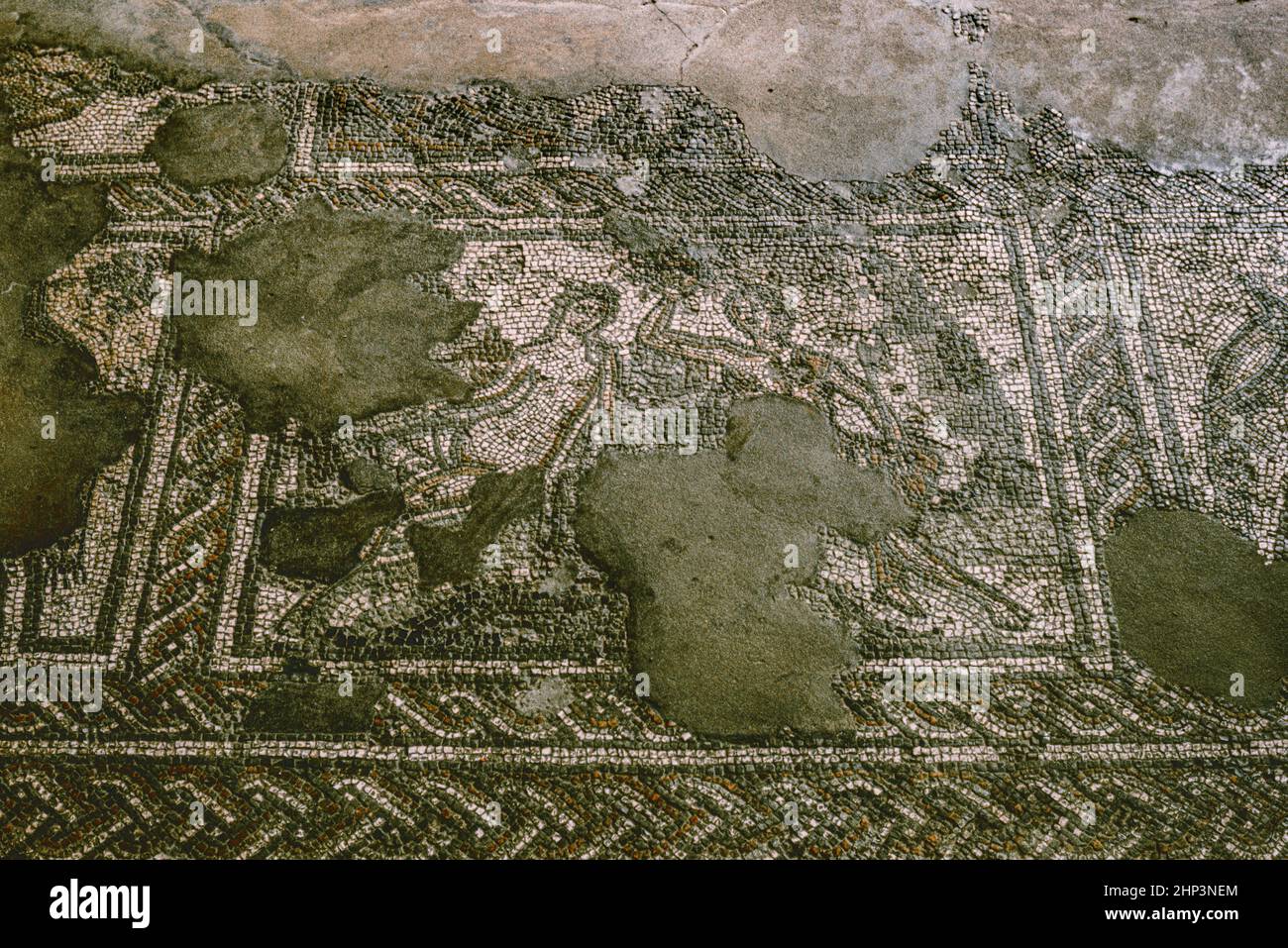 Brading Roman Villa in Brading on the Isle of Wight, one of the finest ...