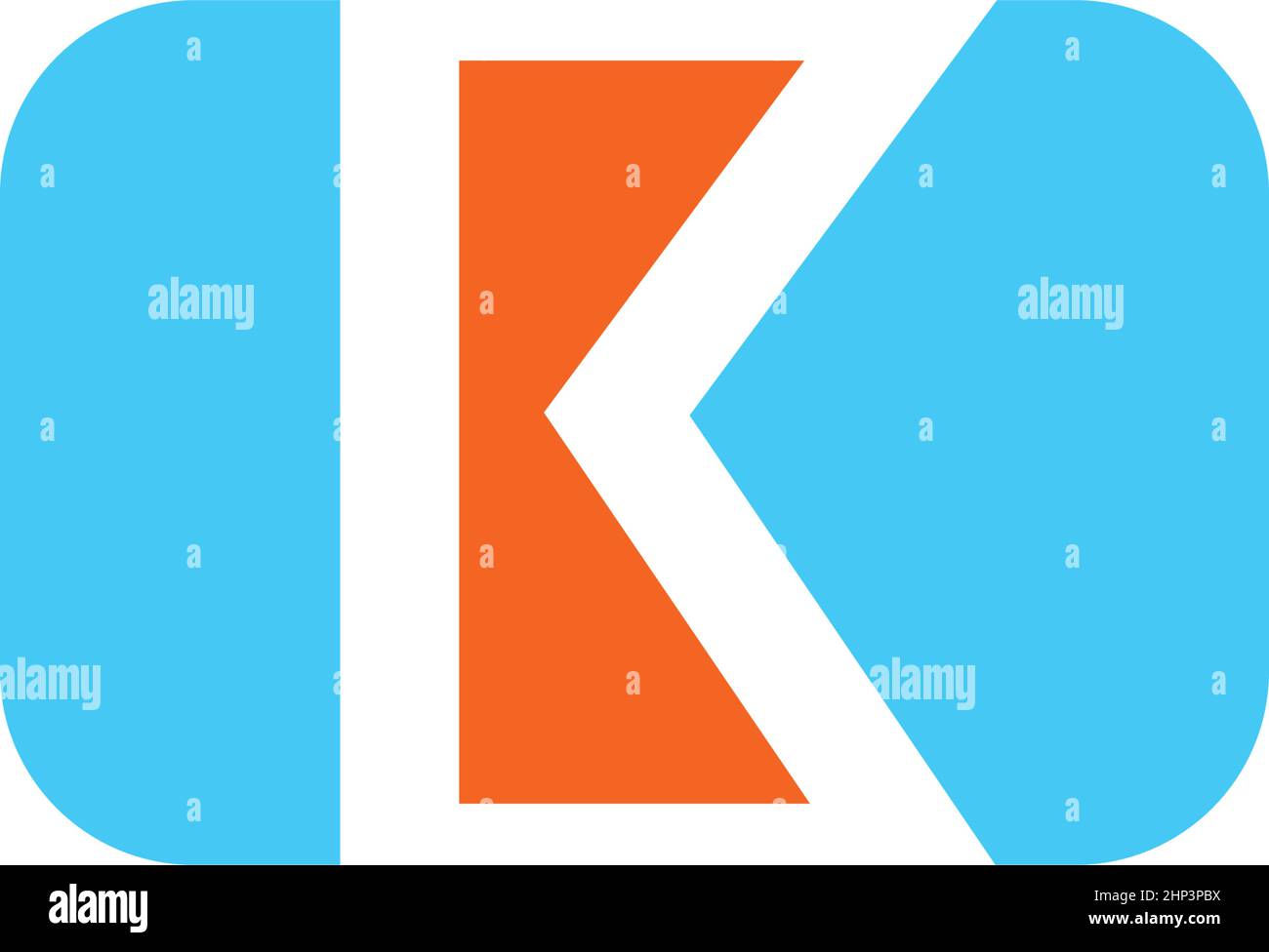 K letter design hi-res stock photography and images - Alamy