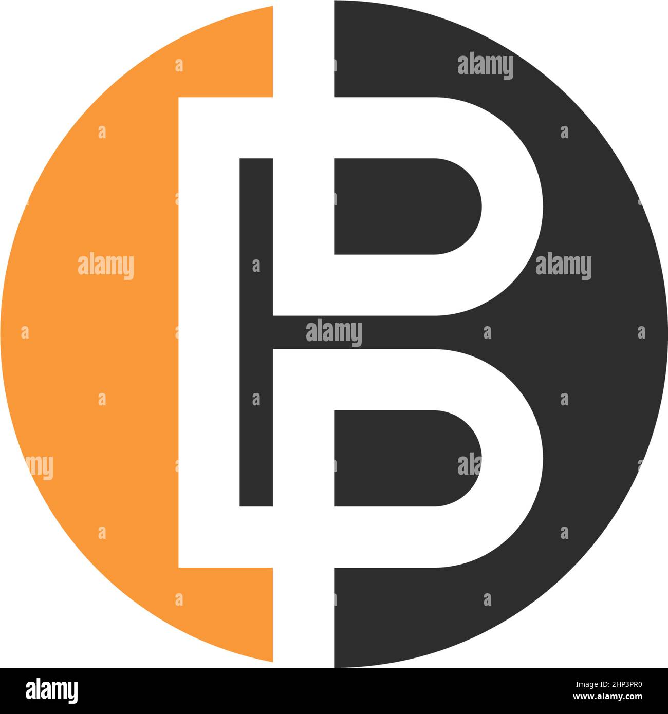 B Letter Icon Design Vector Stock Vector Image & Art - Alamy