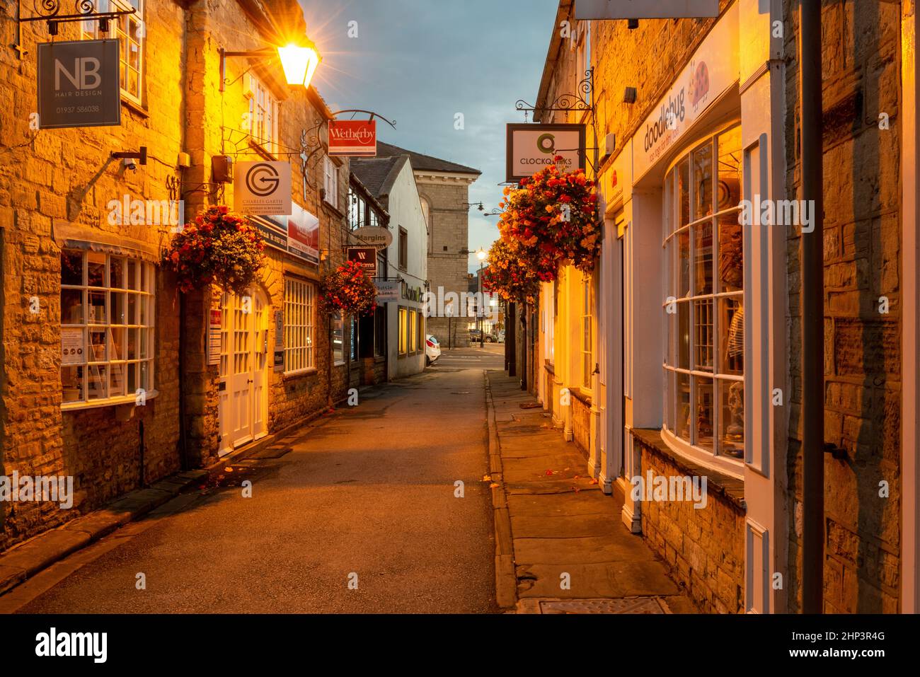 Evening view of Church Street - a street of varied small independent ...