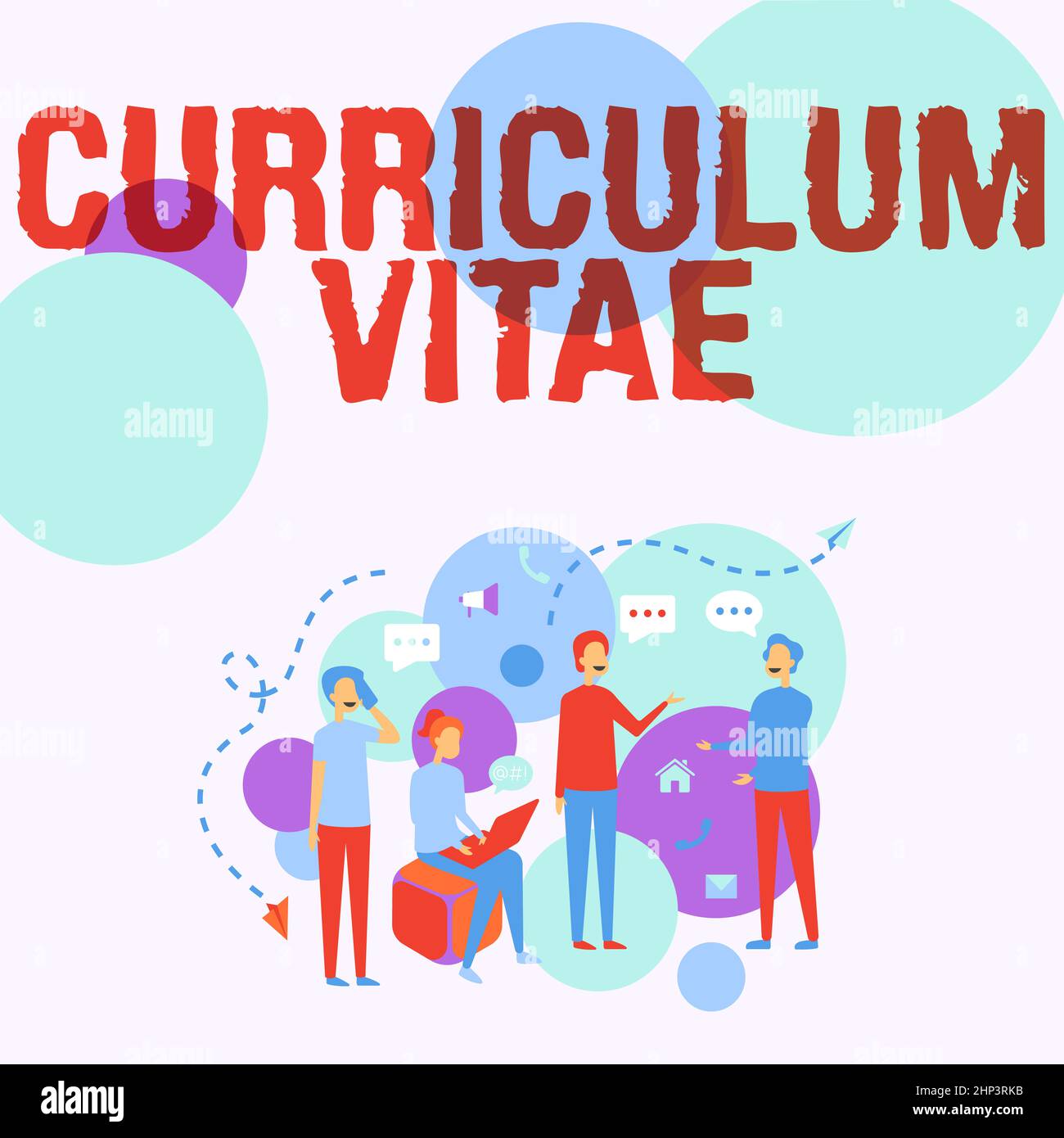 Text showing inspiration Curriculum Vitae, Conceptual photo overview of ...