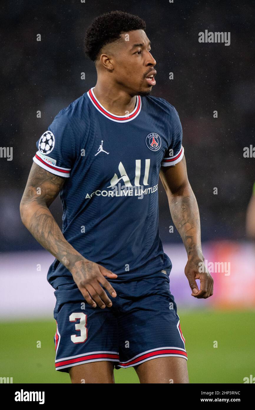 PARIS, FRANCE - FEBRUARY 15: Presnel Kimpembe during the UEFA Champions ...