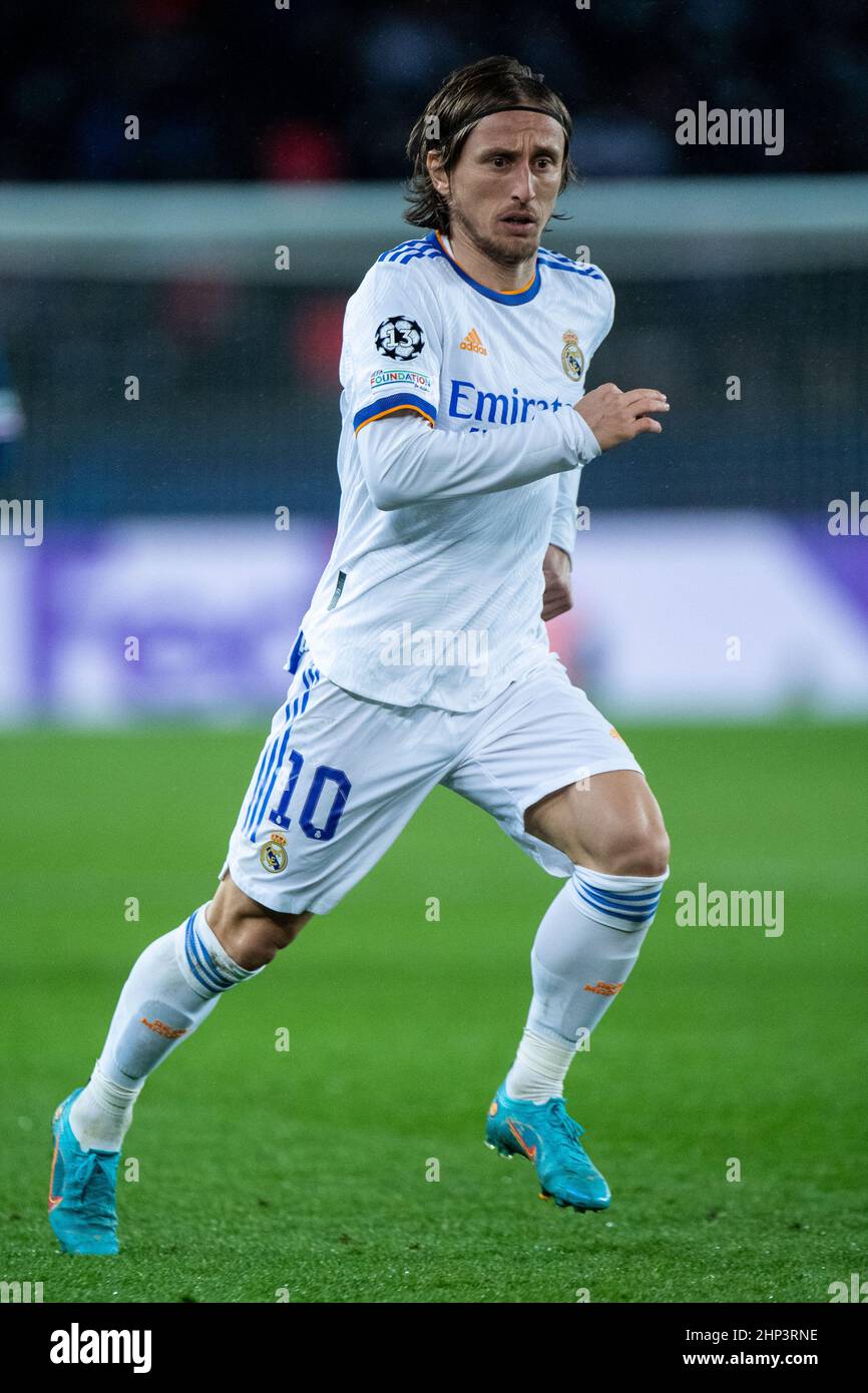 PARIS, FRANCE - FEBRUARY 15: Luka Modric during the UEFA Champions ...