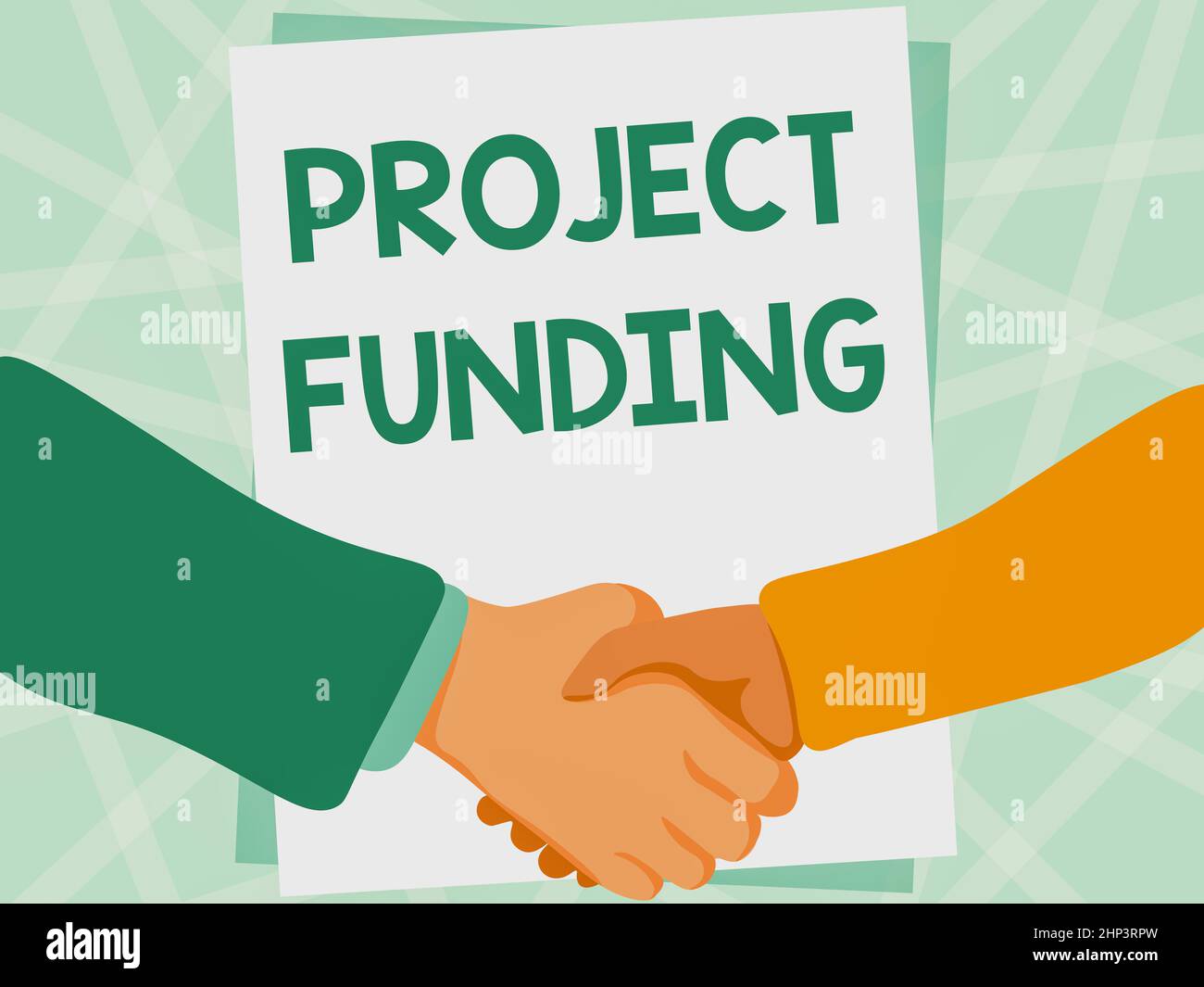 Writing displaying text Project Funding, Business idea paying for start ...