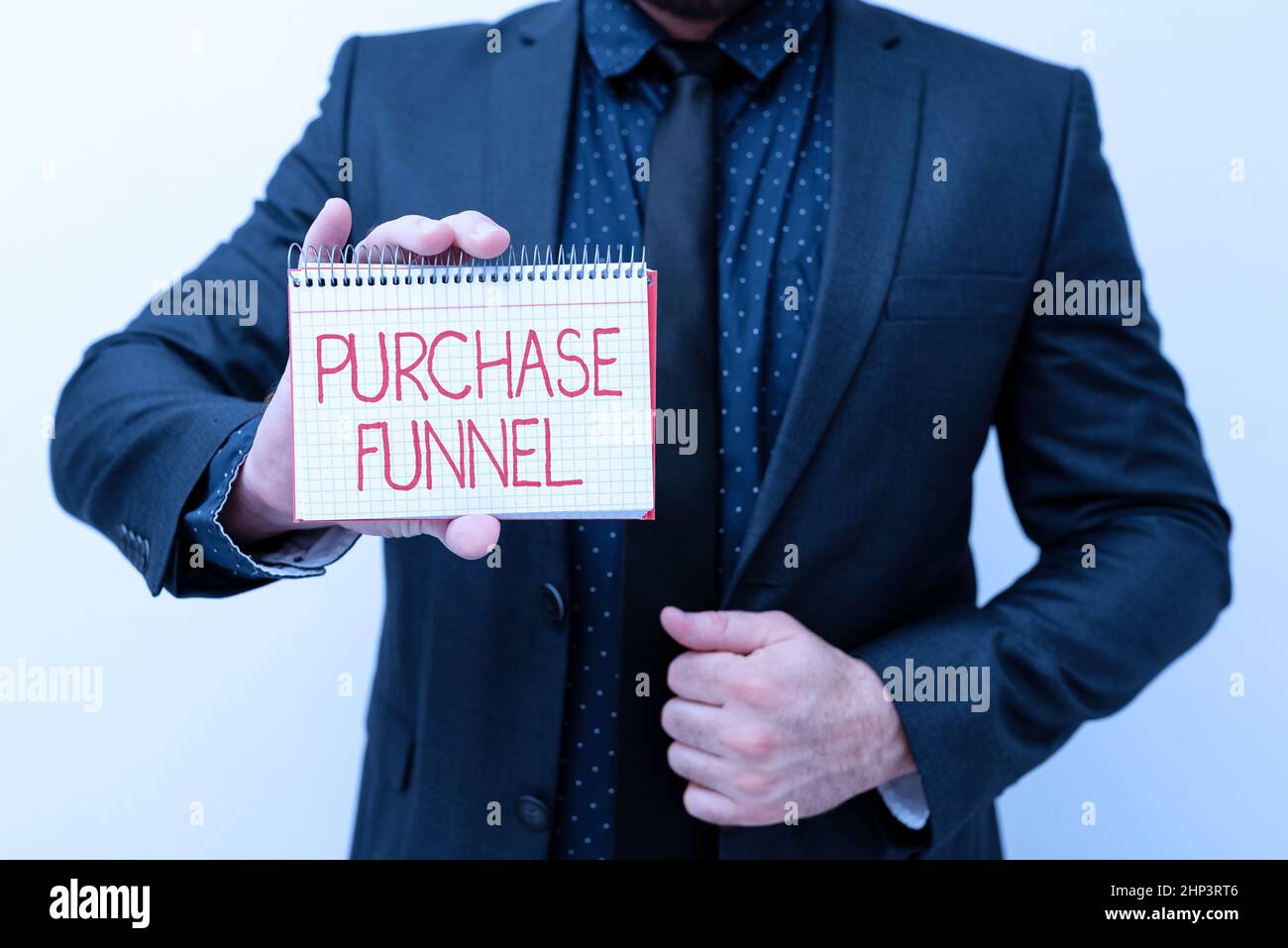 Conceptual display Purchase Funnel, Business showcase consumer model ...