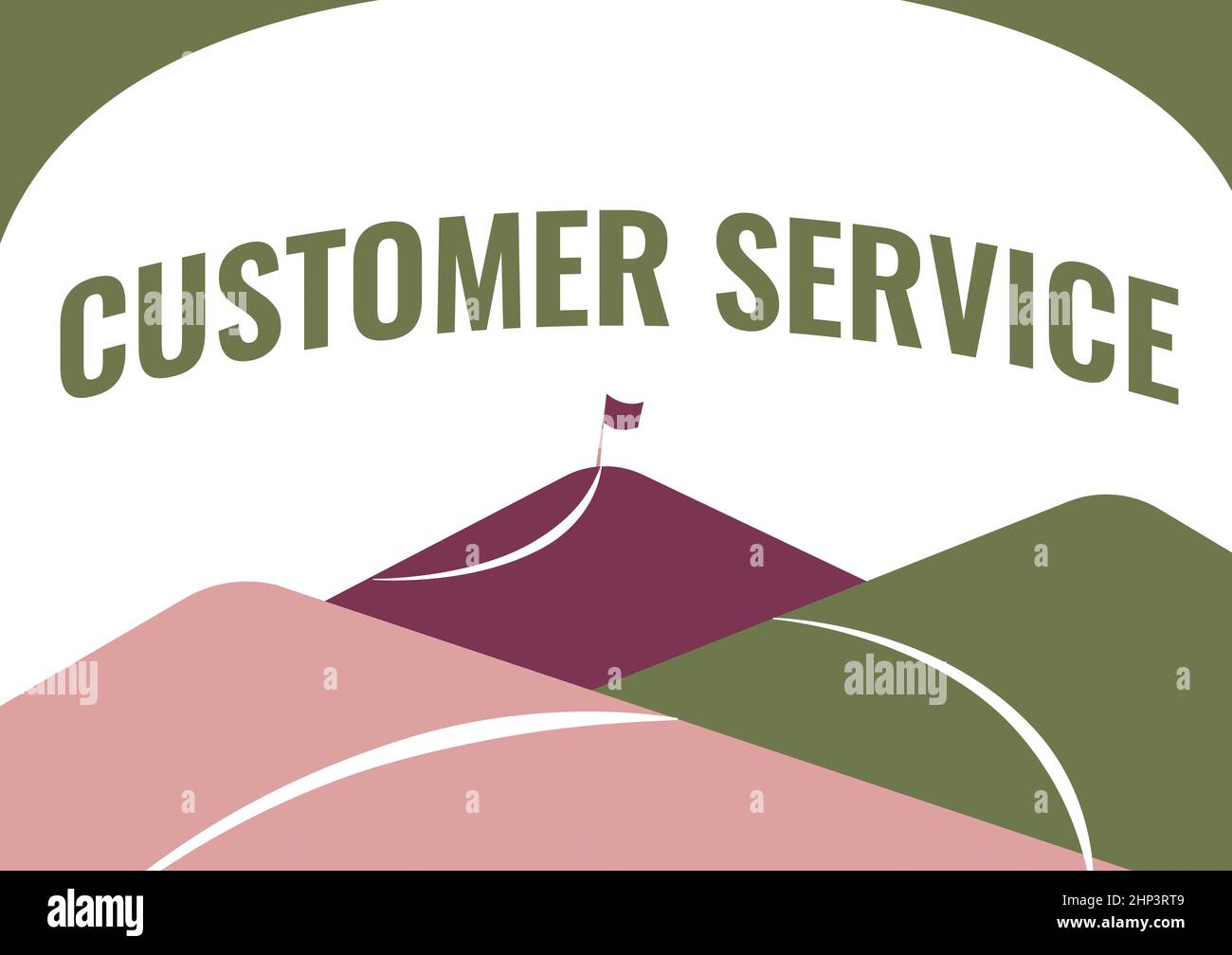Conceptual display Customer Service, Concept meaning process of ...