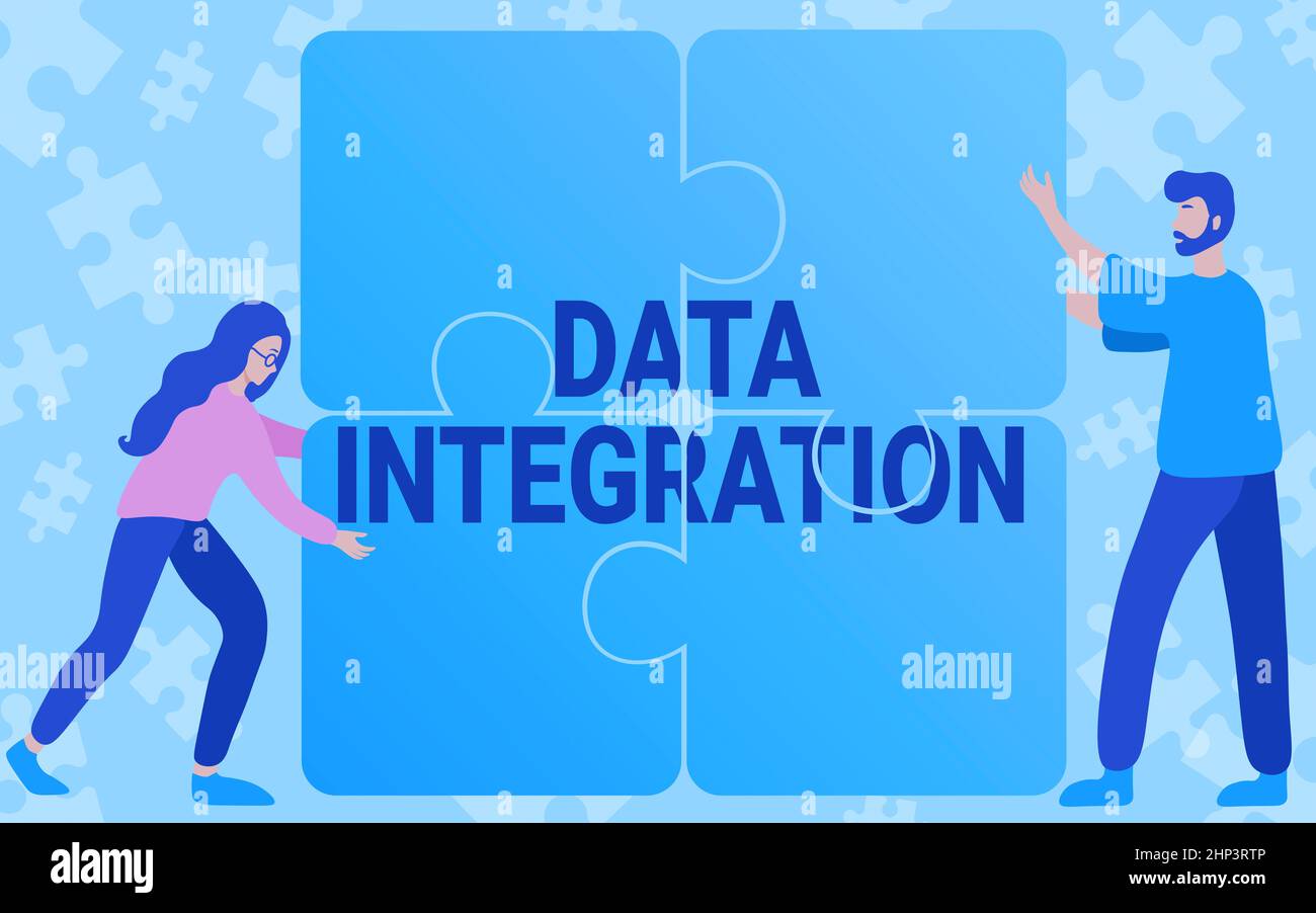 Inspiration showing sign Data Integration, Word for combination of ...