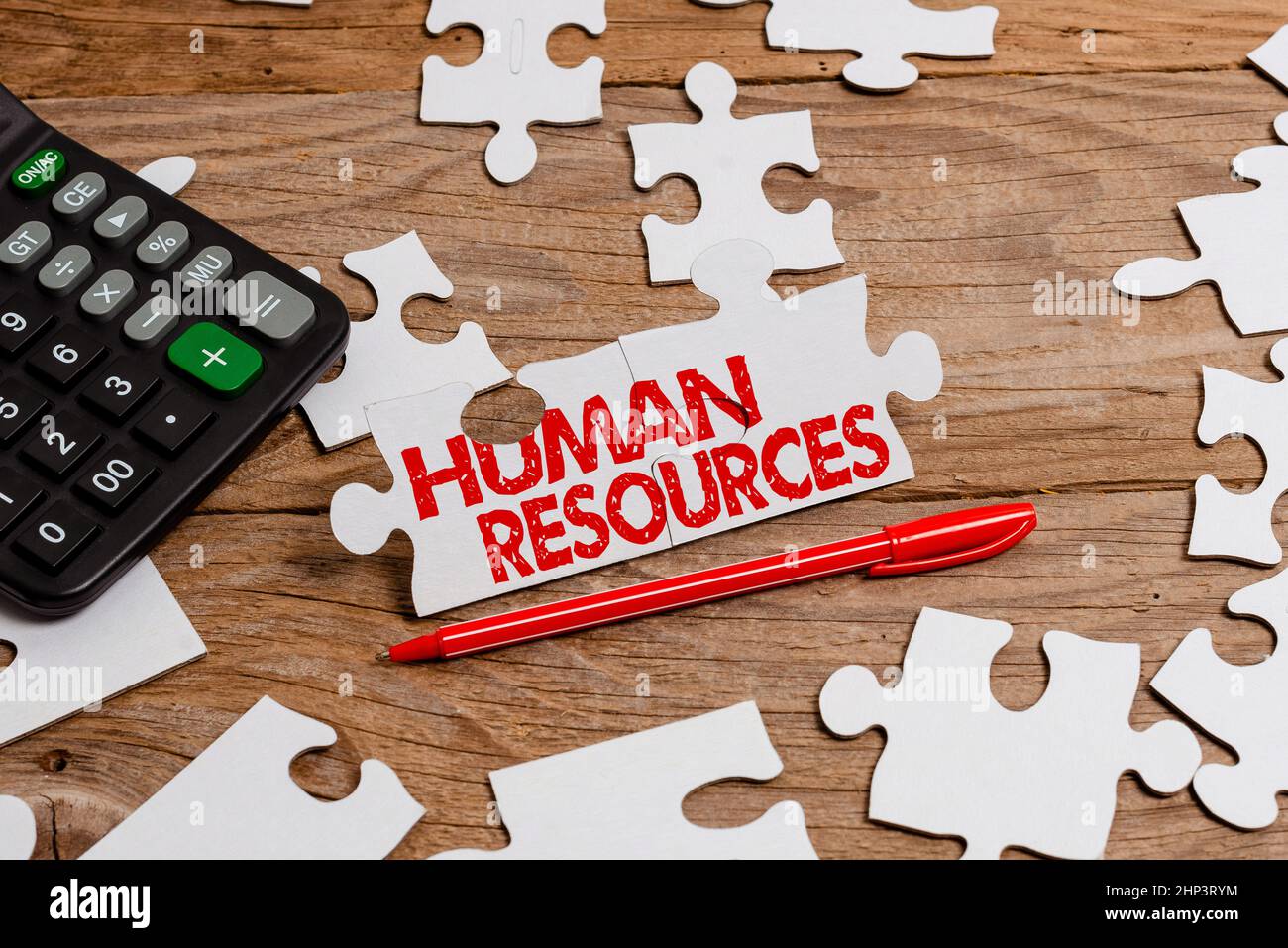 Writing displaying text Human Resources, Business concept The showing ...