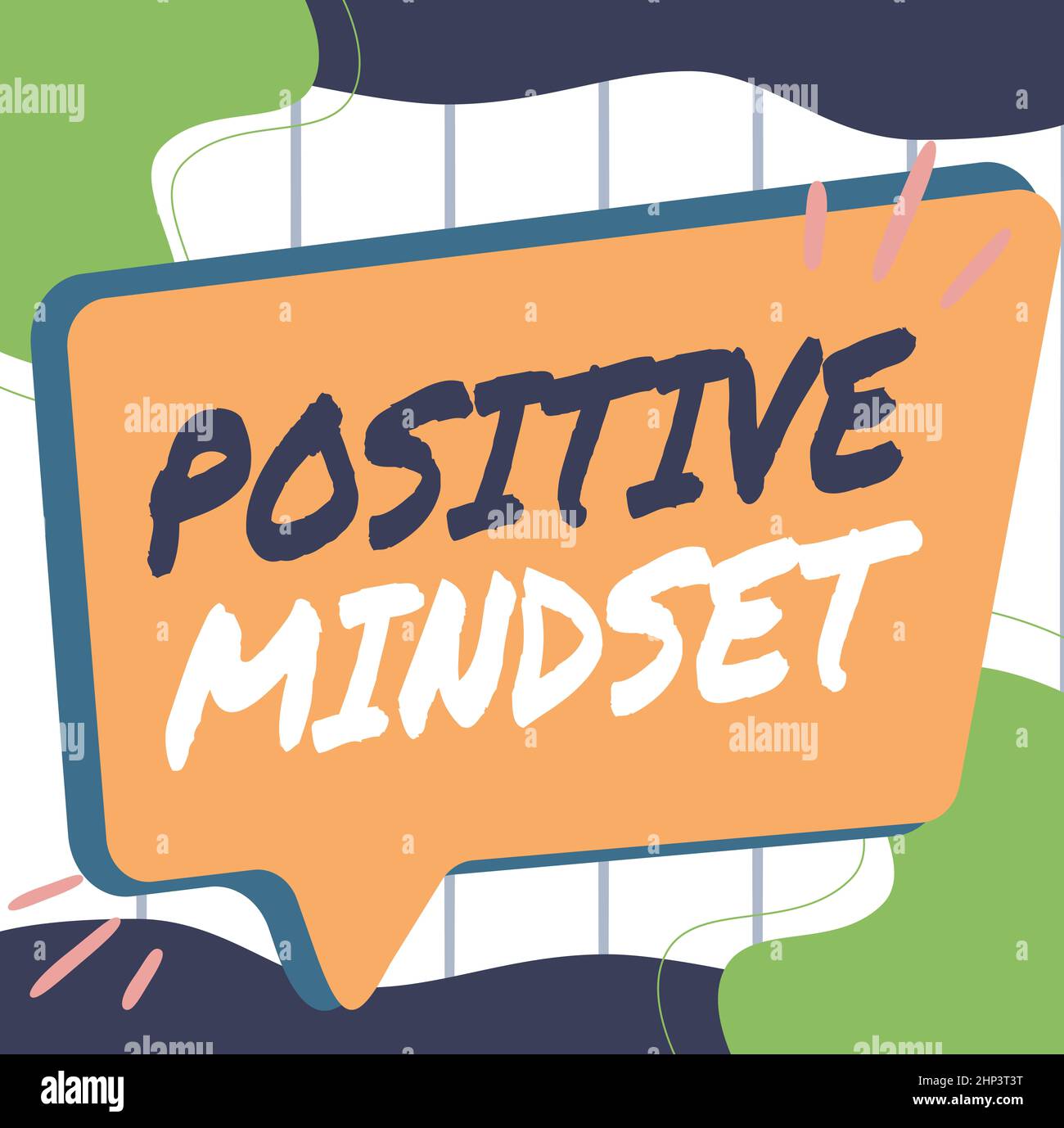 Conceptual caption Positive Mindset, Conceptual photo mental and ...