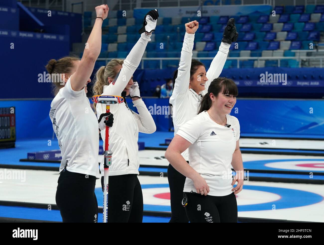 Left to right, Great Britain's Jennifer Dodds, Vicky Wright, Eve ...