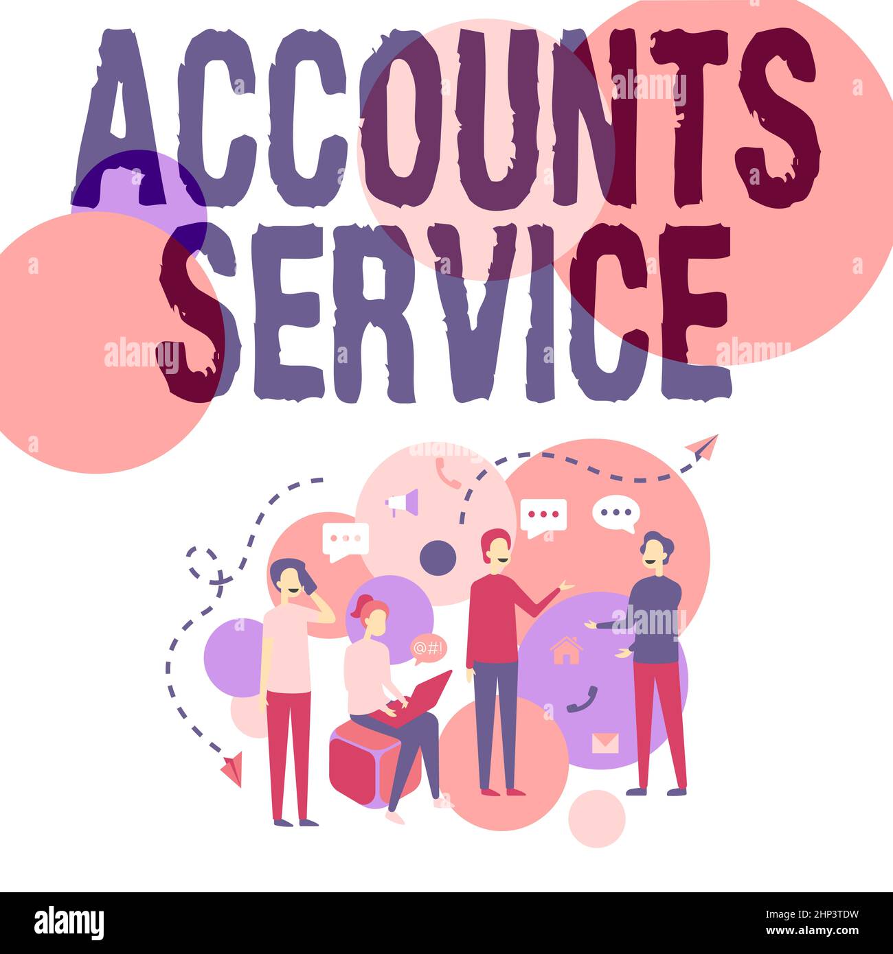 Writing Displaying Text Accounts Service Internet Concept Accessing List Of User Profiles And