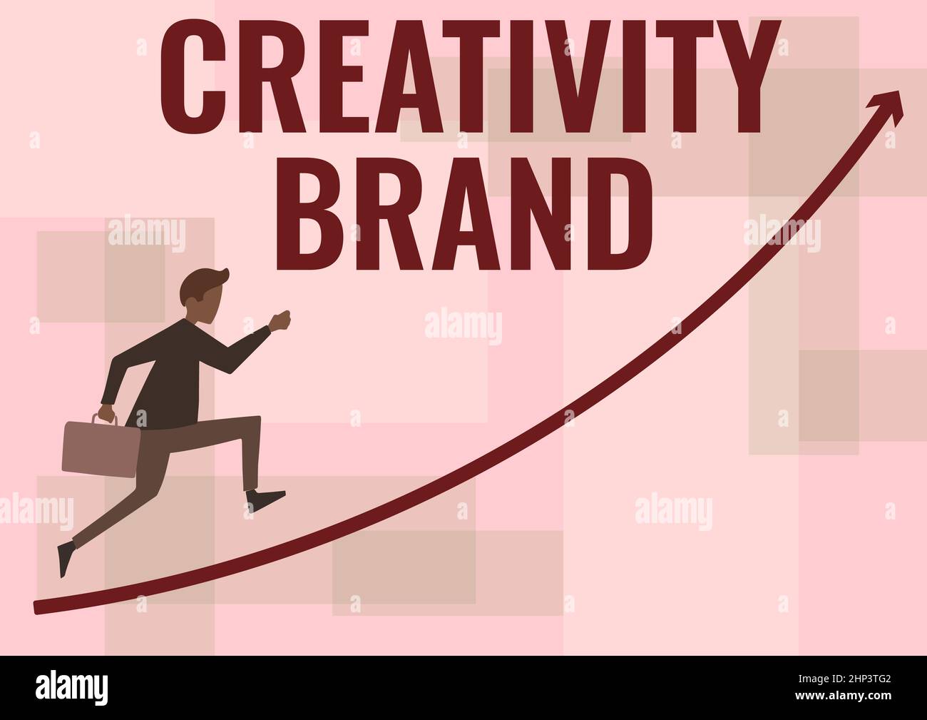 Conceptual caption Creativity Brand, Business approach design name or ...