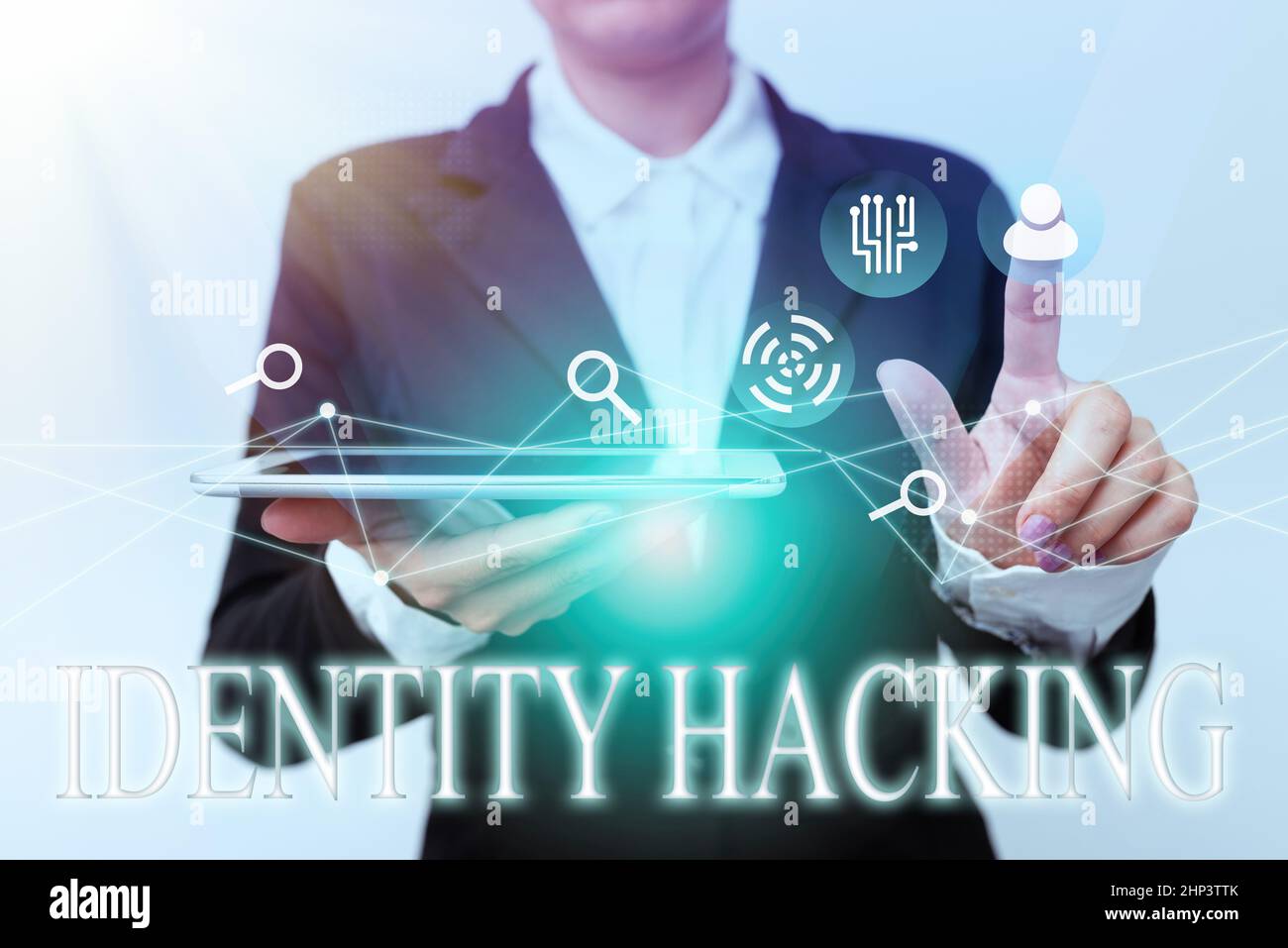 Hand writing sign Identity Hacking, Business approach criminal that ...