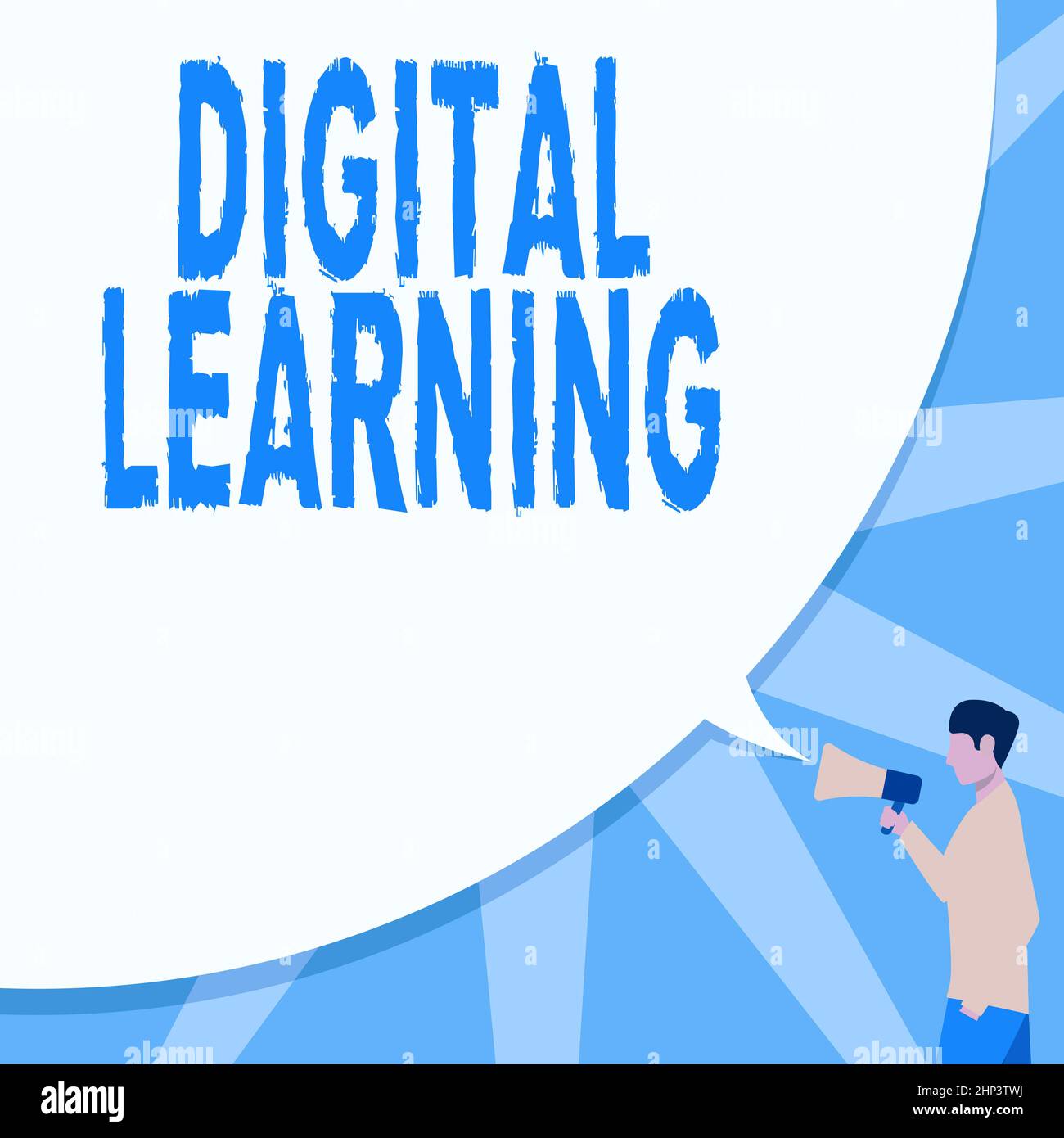 Conceptual display Digital Learning, Internet Concept accompanied by ...