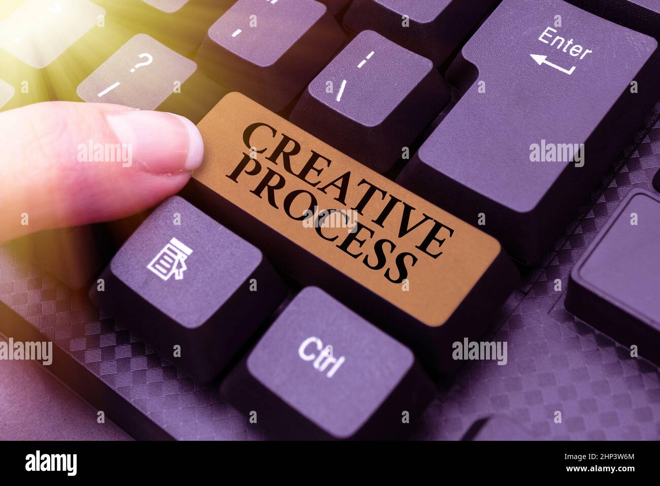 Inspiration showing sign Creative Process, Business overview act of ...