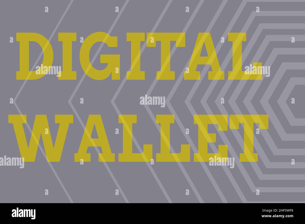 Conceptual Display Digital Wallet Word Written On A Financial Account That Allows Creating An