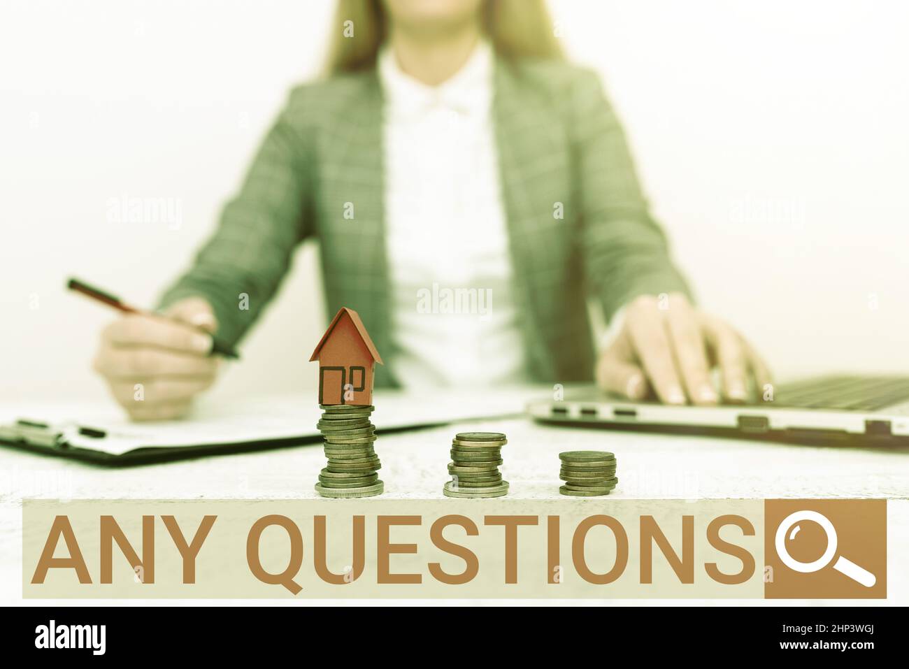 Inspiration showing sign Any Questions, Business approach Clueless ...