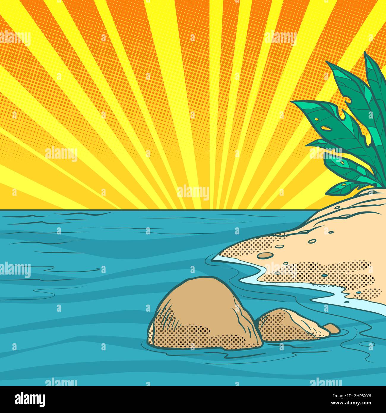 sandy seashore, resort tropical vacation in the south, tourism and ...