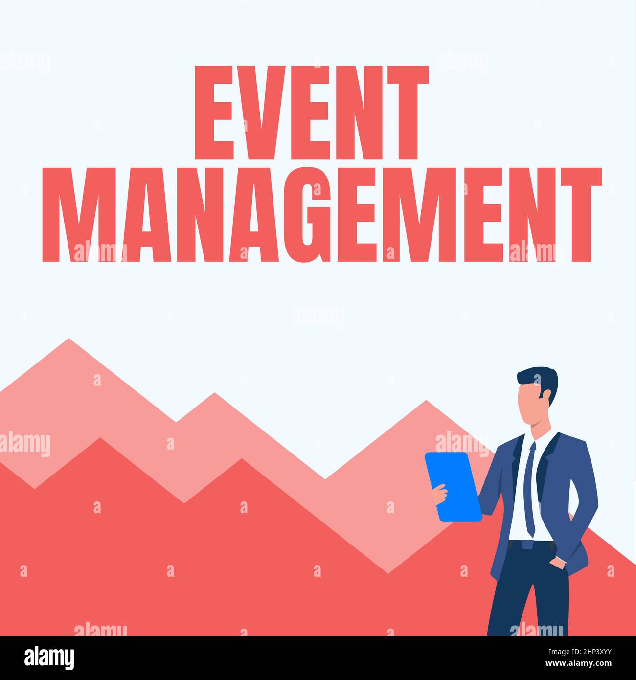 Hand Writing Sign Event Management Business Approach Creation And Development Of Large Scale