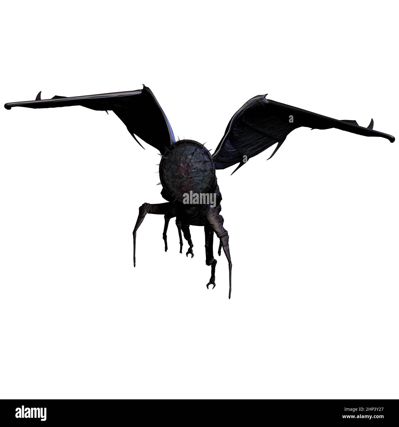 3d-illustration of a black isolated horror fantasy alien insect Stock ...